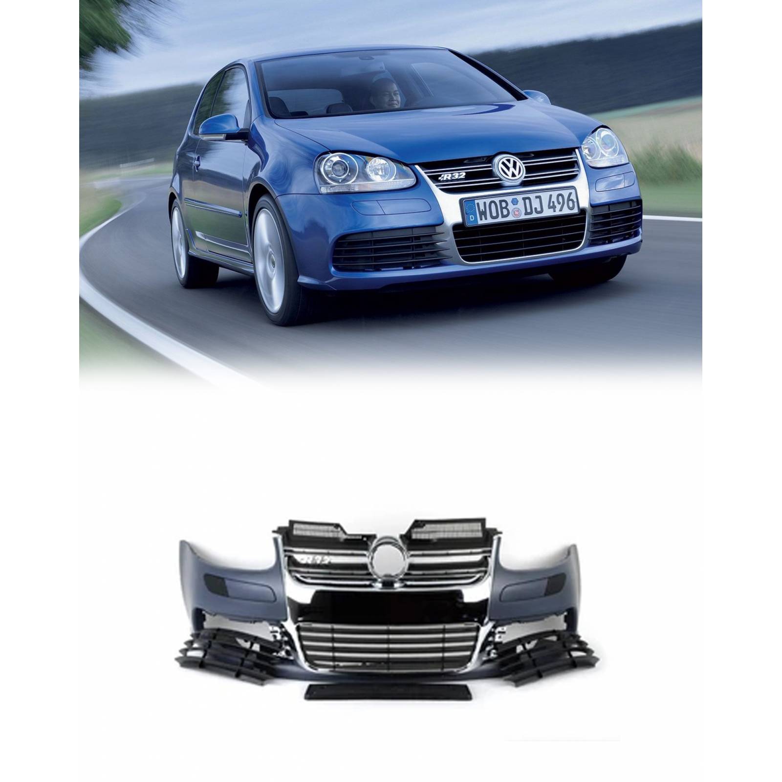 Fascia Golf R32 Bora R32 2006 2007 2008 2009 2010 Plug & Play