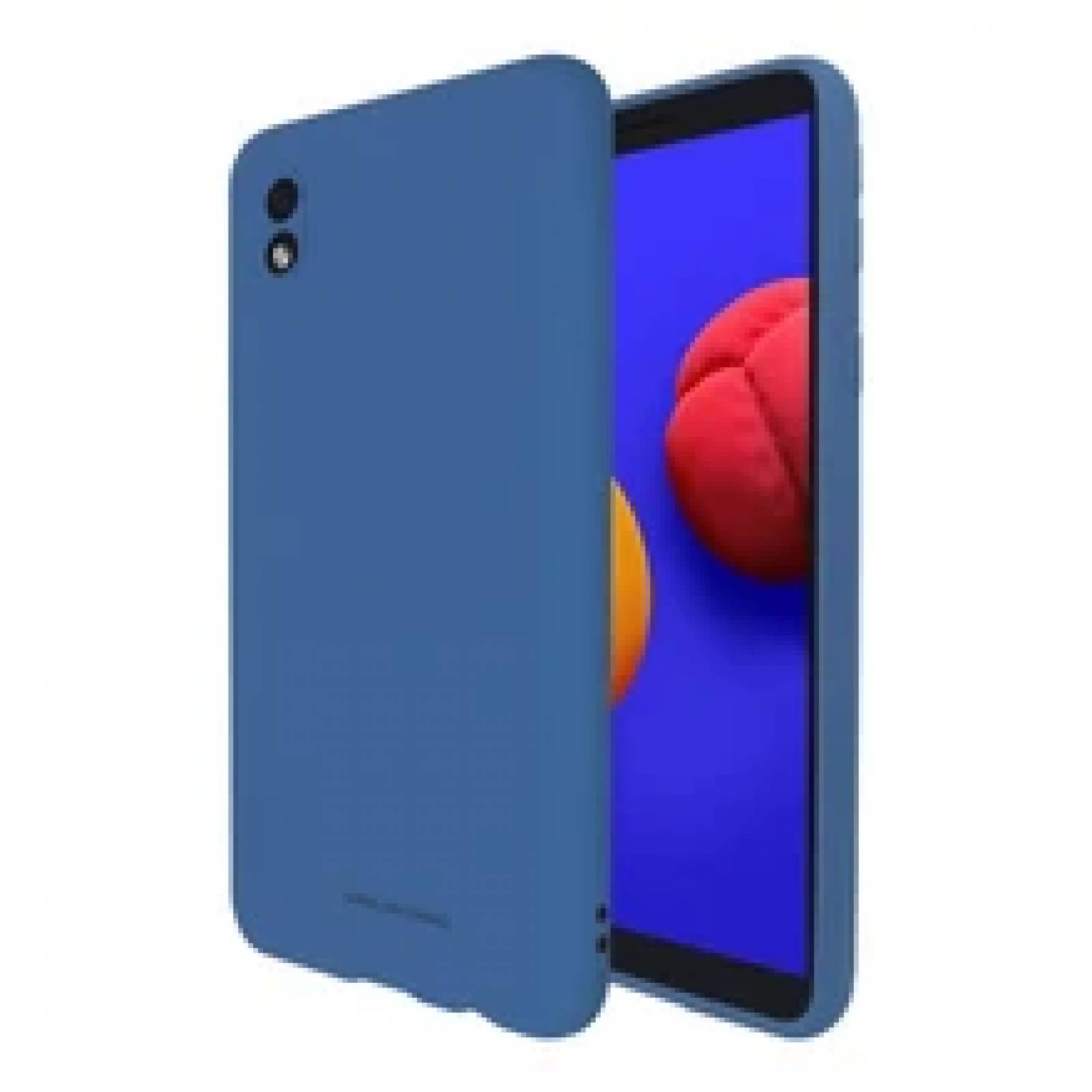 Funda Molan Cano Case De Silicon Suave Para Samsung A01 Core Azul