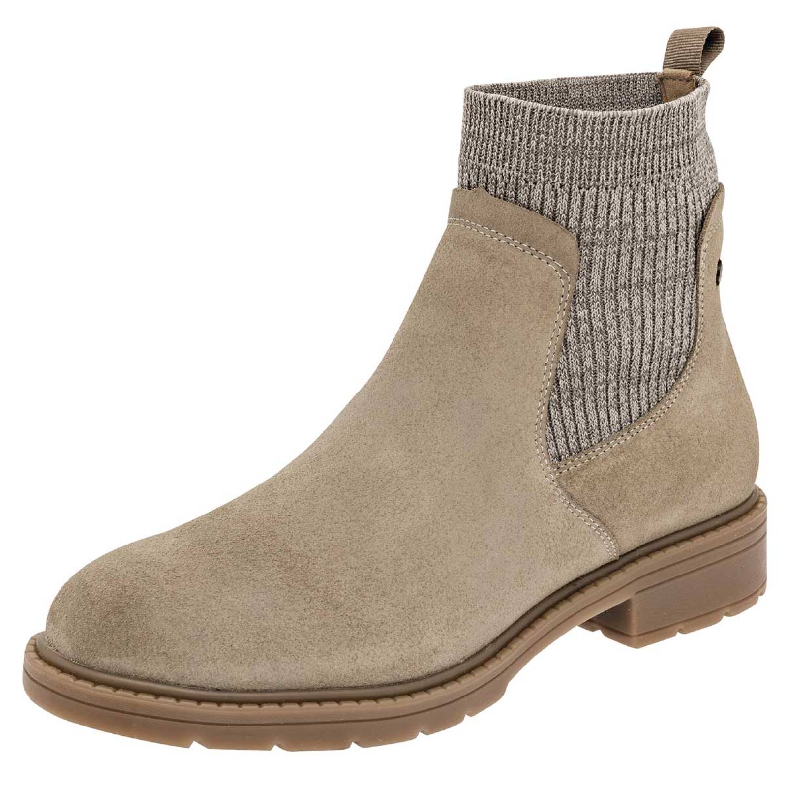 Bota y botin Flexi 119103 Beige 22 al 26 sin medios