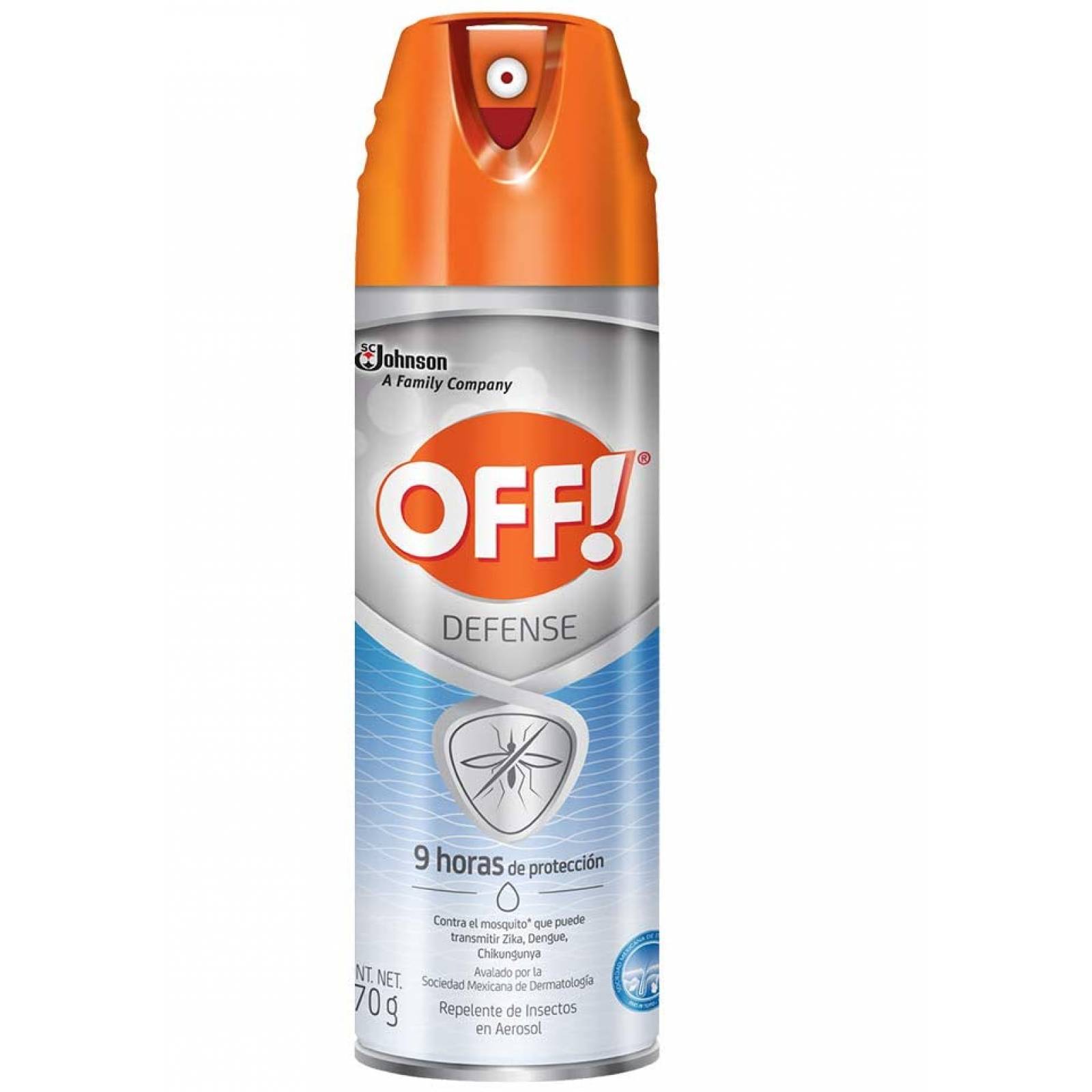 Off Repelente Defense Aerosol 170g