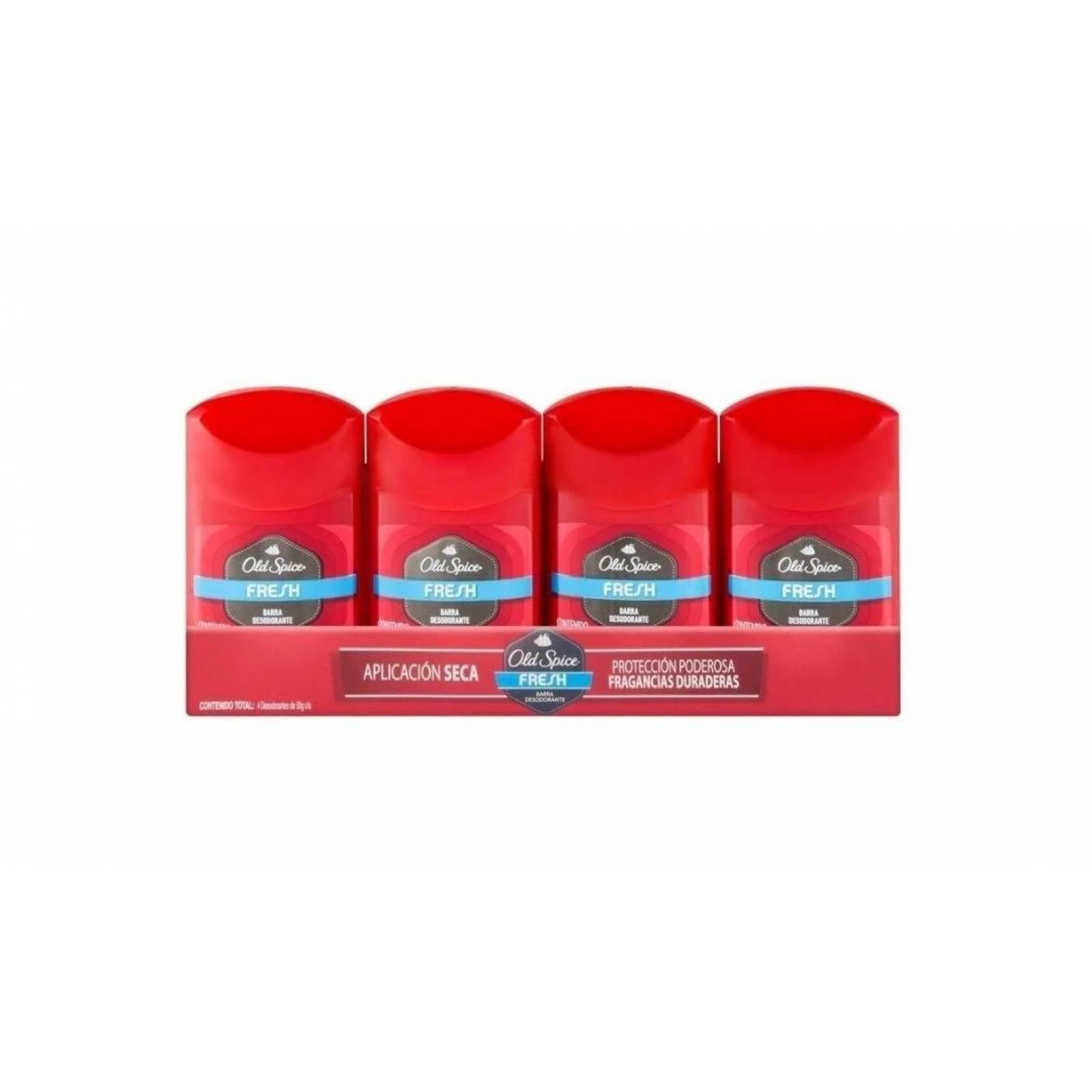 Old Spice Fresh Desodorante En Barra 4 Pack 50g