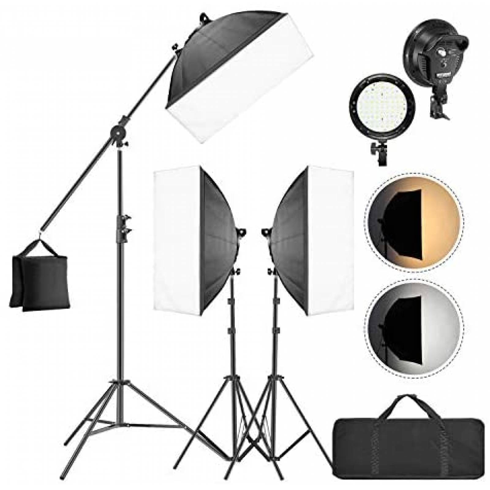 Kit de Iluminación Neewer LED 2 Temperaturas 45W -Blanco