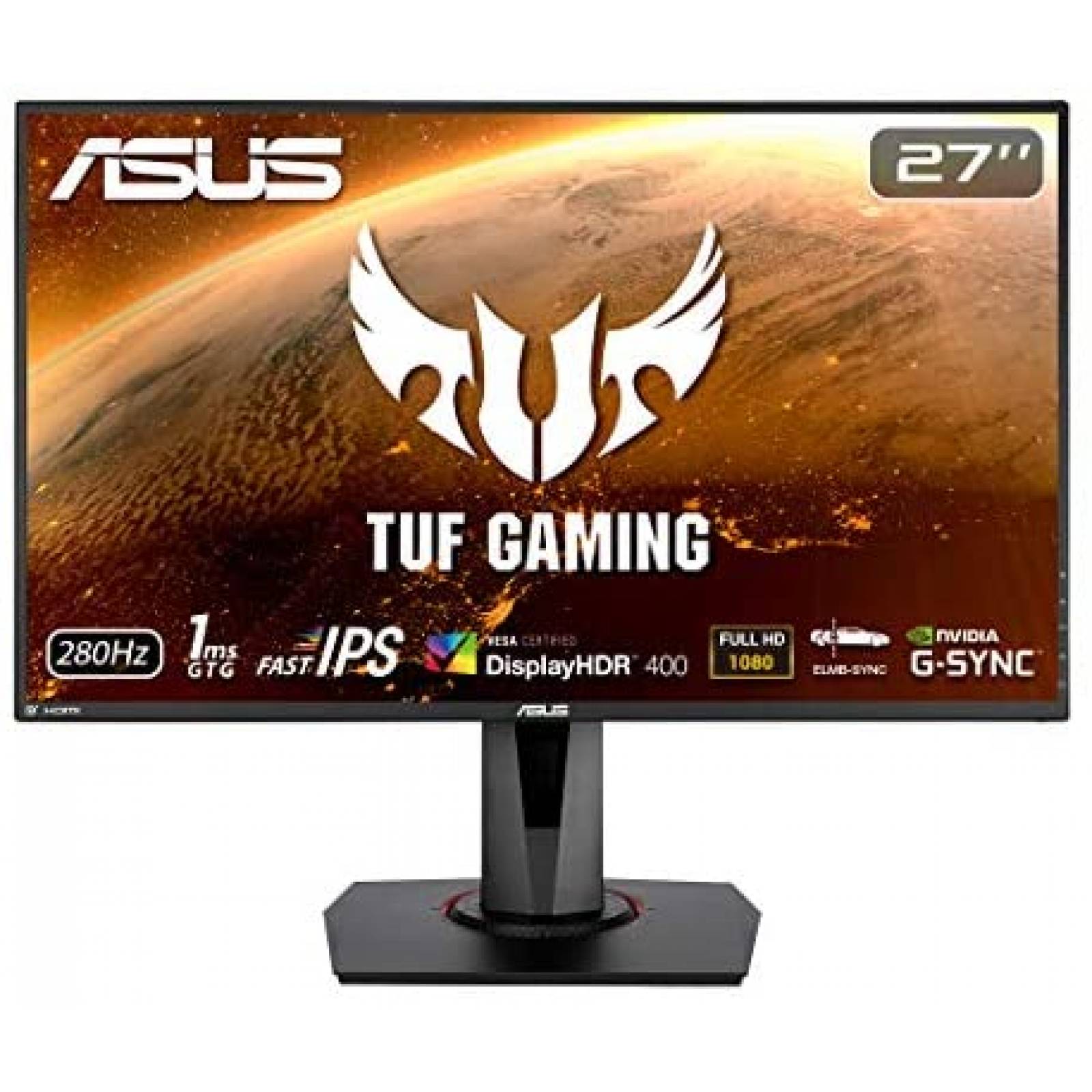 Monitor Gamer ASUS TUF Gaming VG279QM 27'' HDR 1080P HD