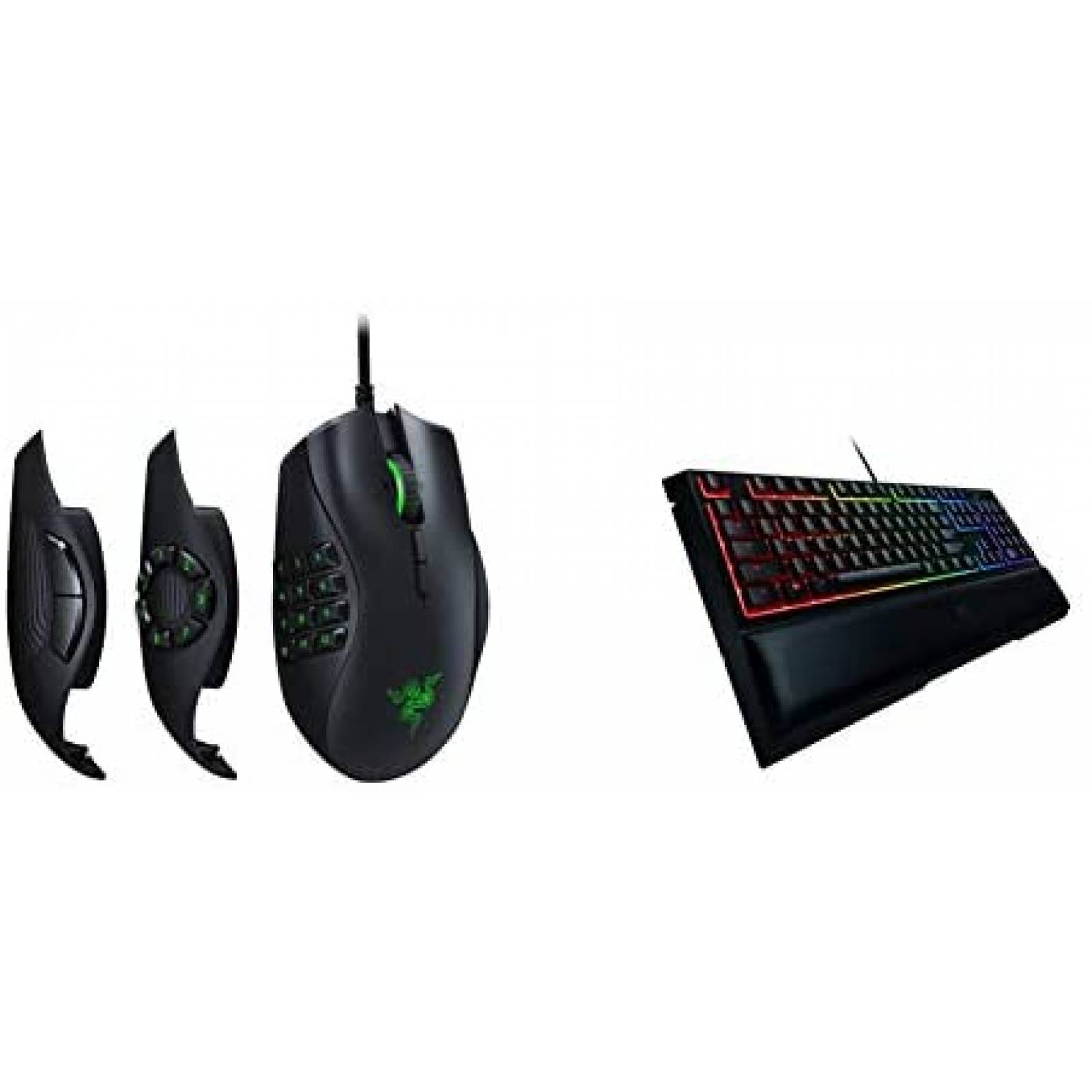 Kit Gamer Razer Teclado y Mouse Iluminación RGB -Negro