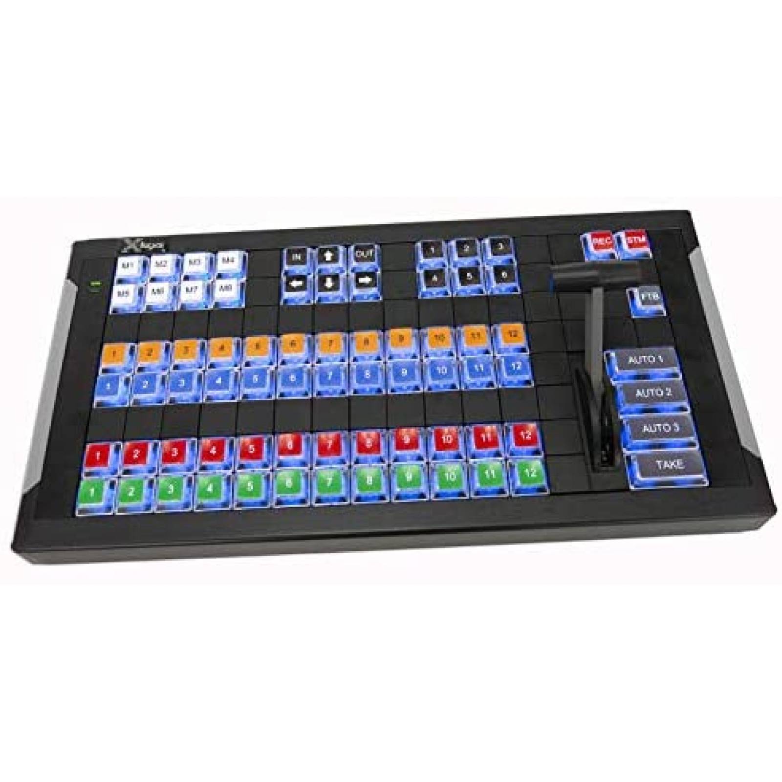 Control X-Keys USB de 124 Botones para vMix -Negro