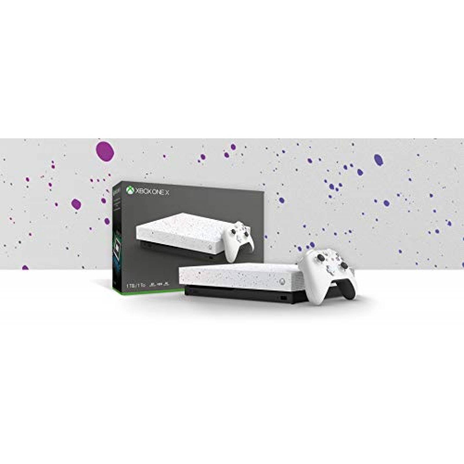 Consola Xbox One X 1TB Hyperspace con Control -Blanco