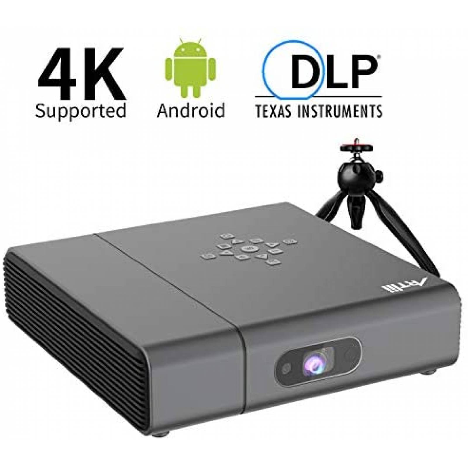 Proyector Portátil Artlii Venus WiFi Bluetooth 4K -Negro