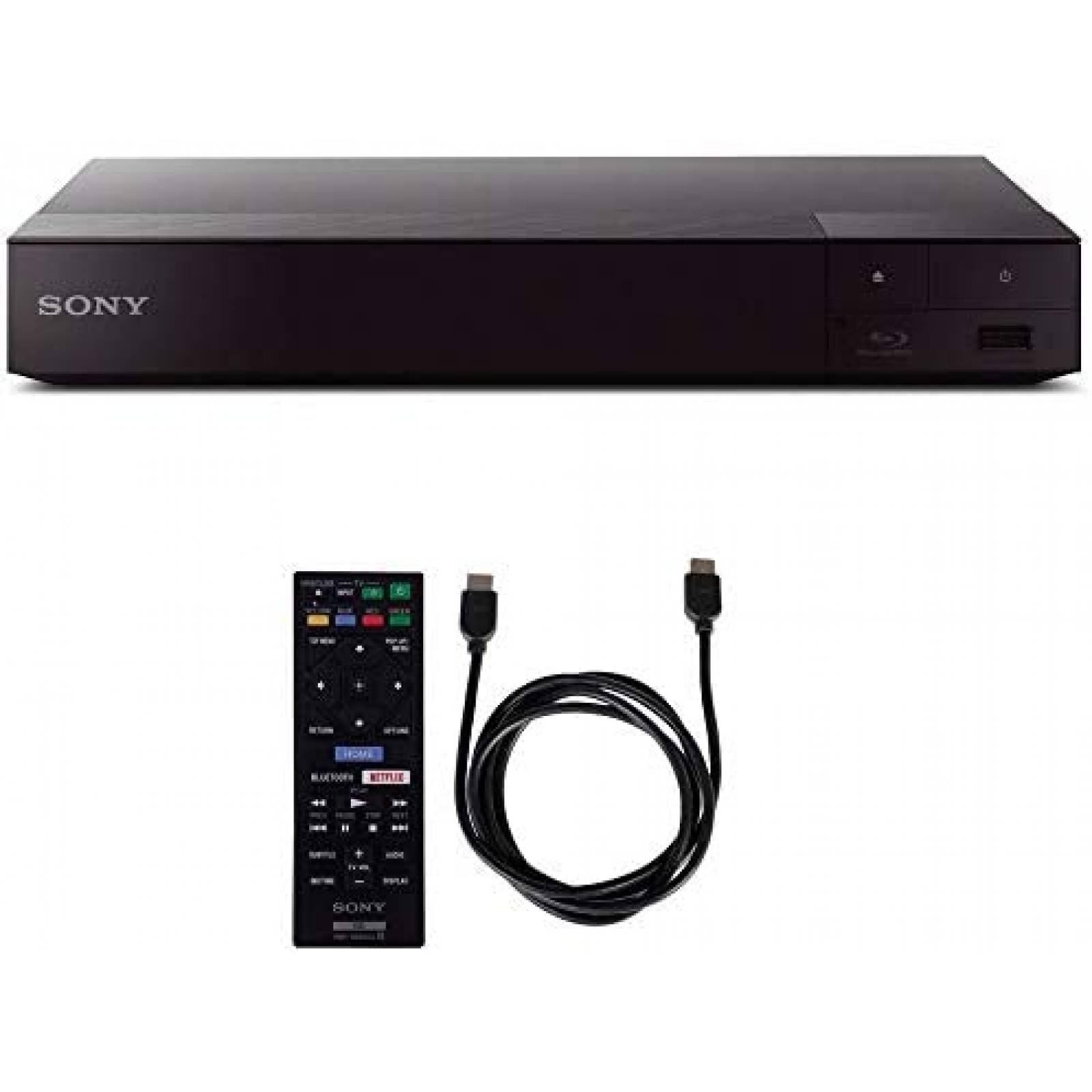 Reproductor DVD Sony Blu-Ray 4K + Cable HDMI 6 Pies -Negro