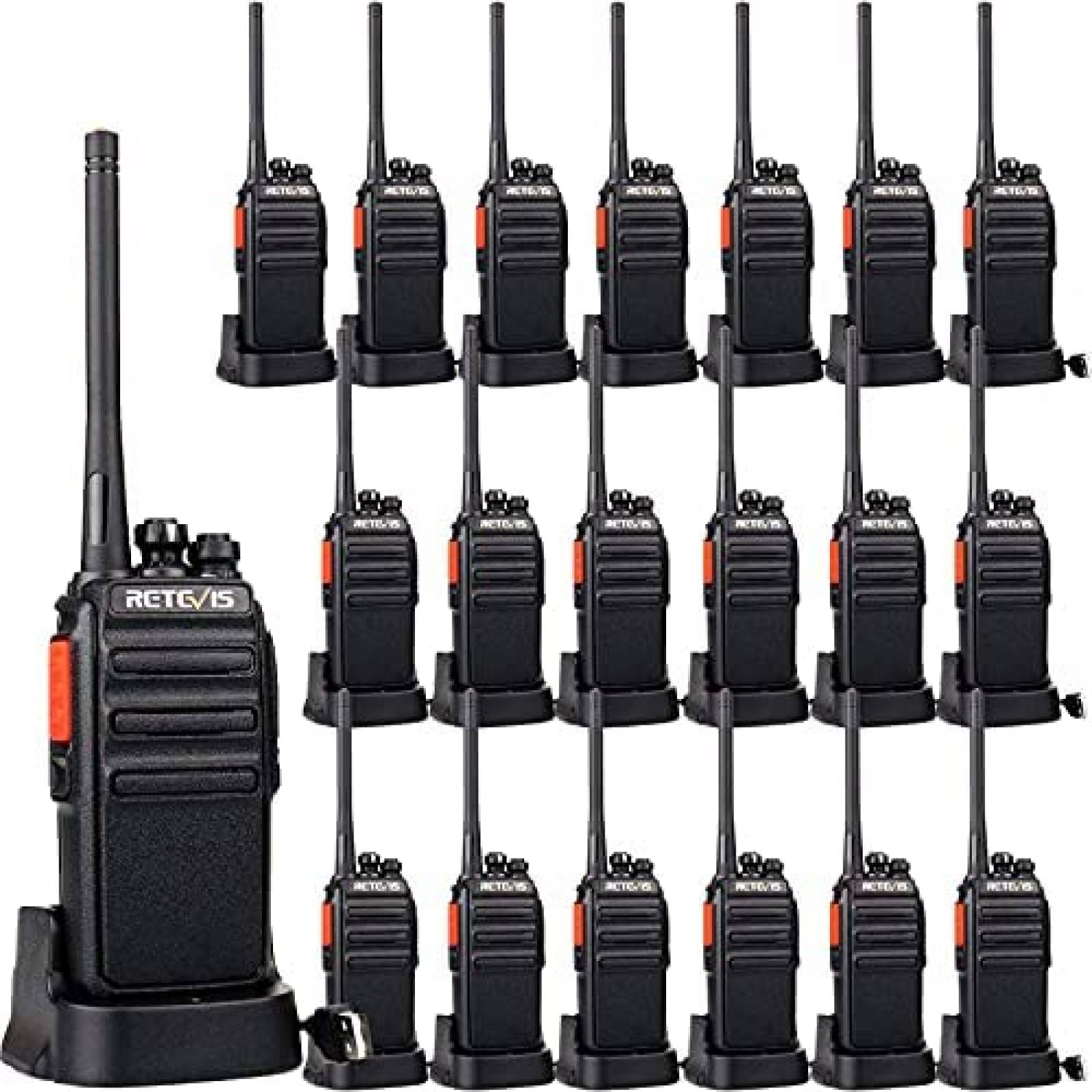 20 Pack Radios Bidireccionales Retevis H-777S -Negro