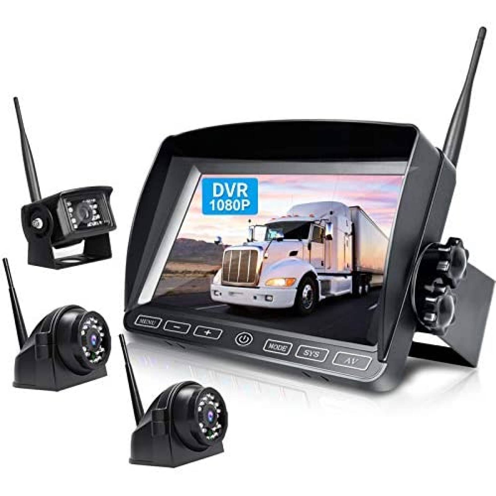 Sistema de Cámaras ZEROXCLUB Retrovisoras para Automóvil