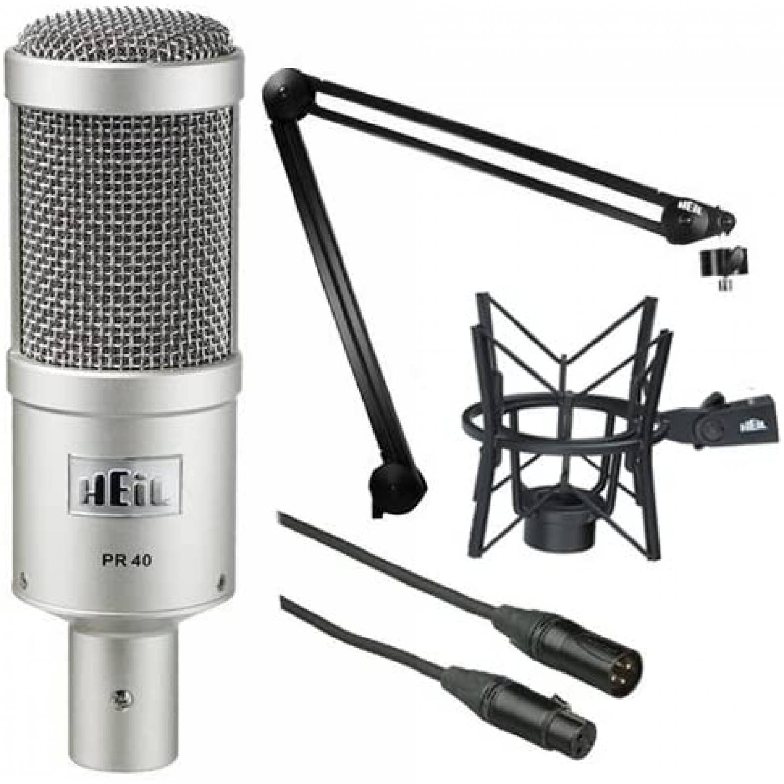 Micrófono Heil Sound PR 40 Undireccional XLR -Gris