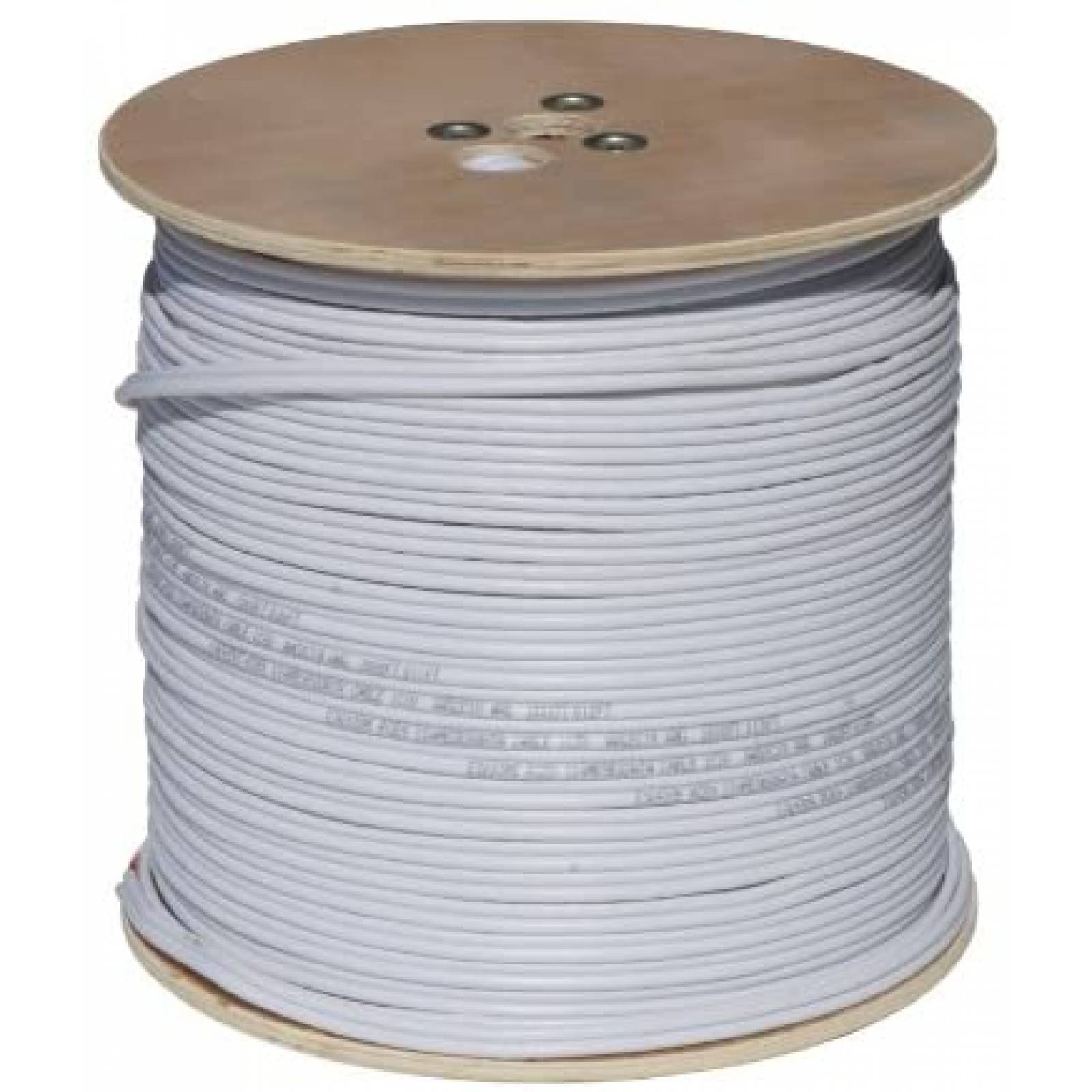Cable Siamés COP Security 1000ft 95S-1000W RG59 -Blanco