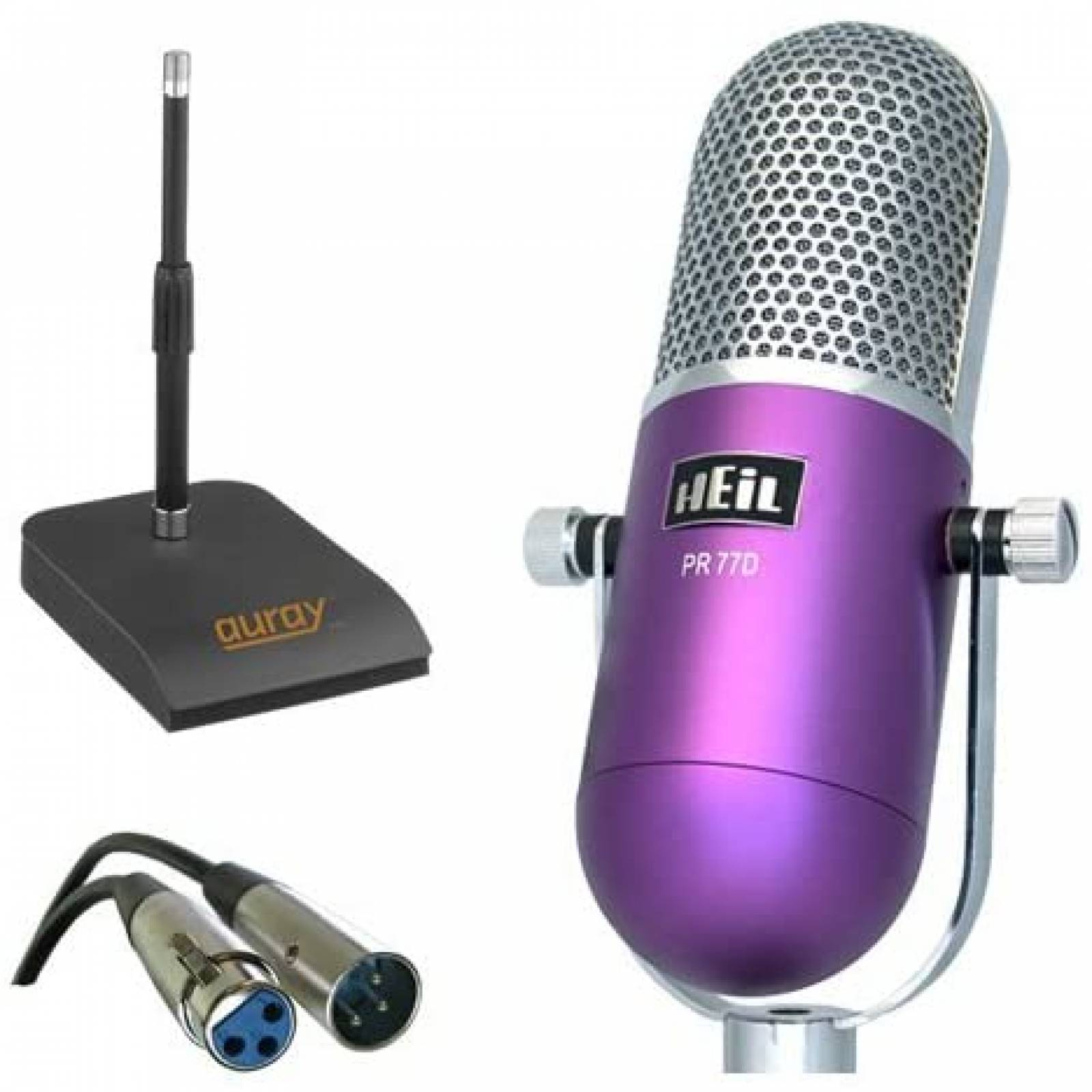 Micrófono HeiL Unidireccional Vintage 600 Ohm -Morado