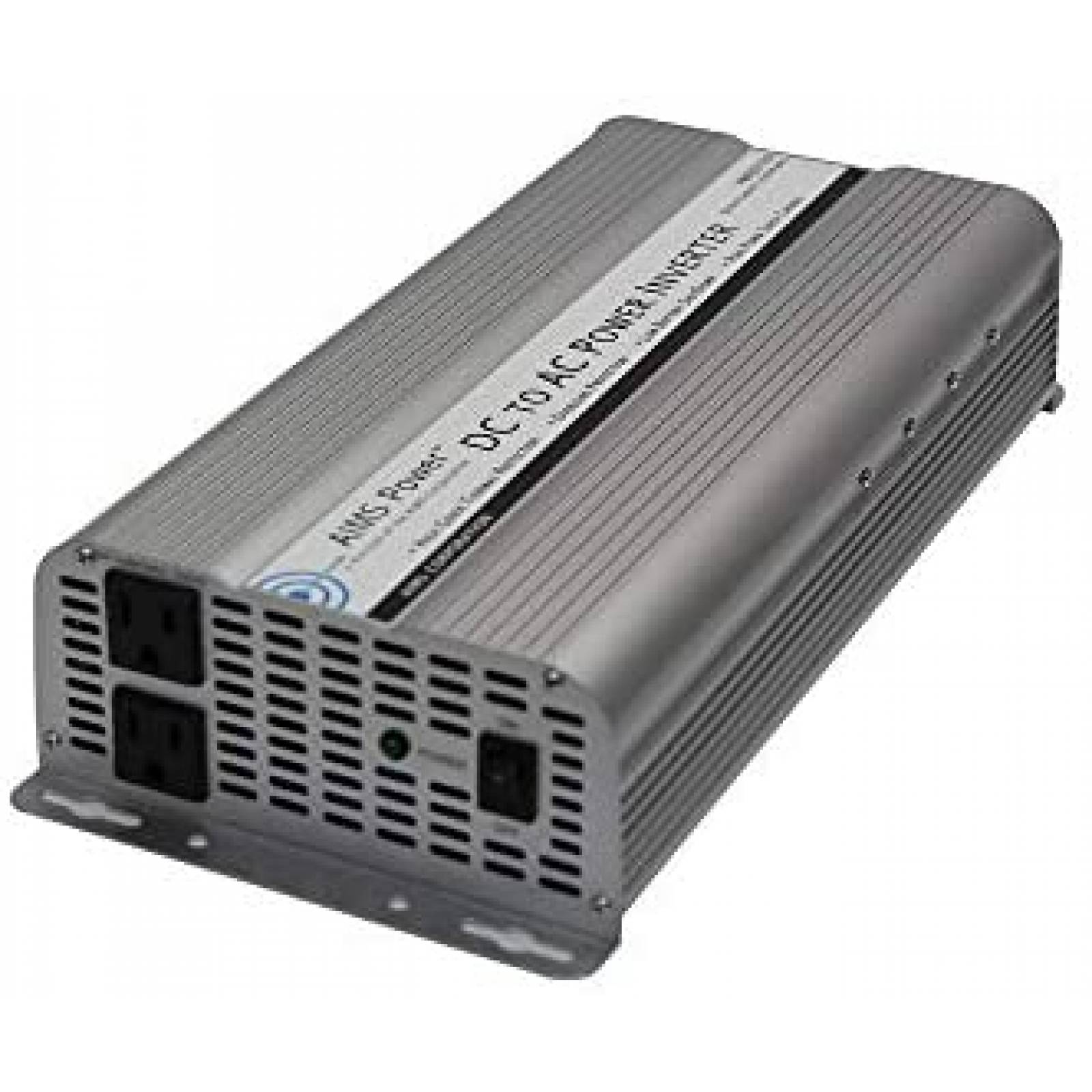 Inverter Aims DC to AC 2500w voltaje alto 20amps -Gris