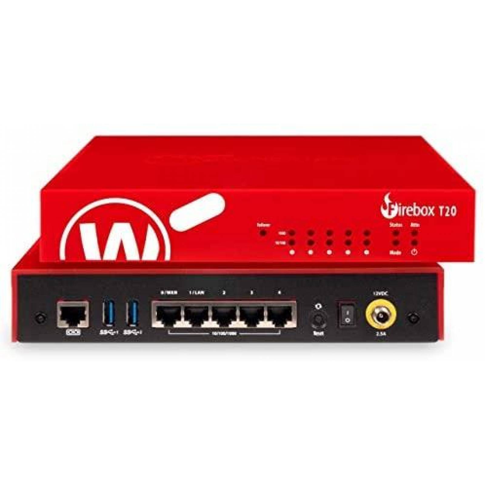 Router WatchGuard Firebox T20 5 Puertos Ethernet -Rojo