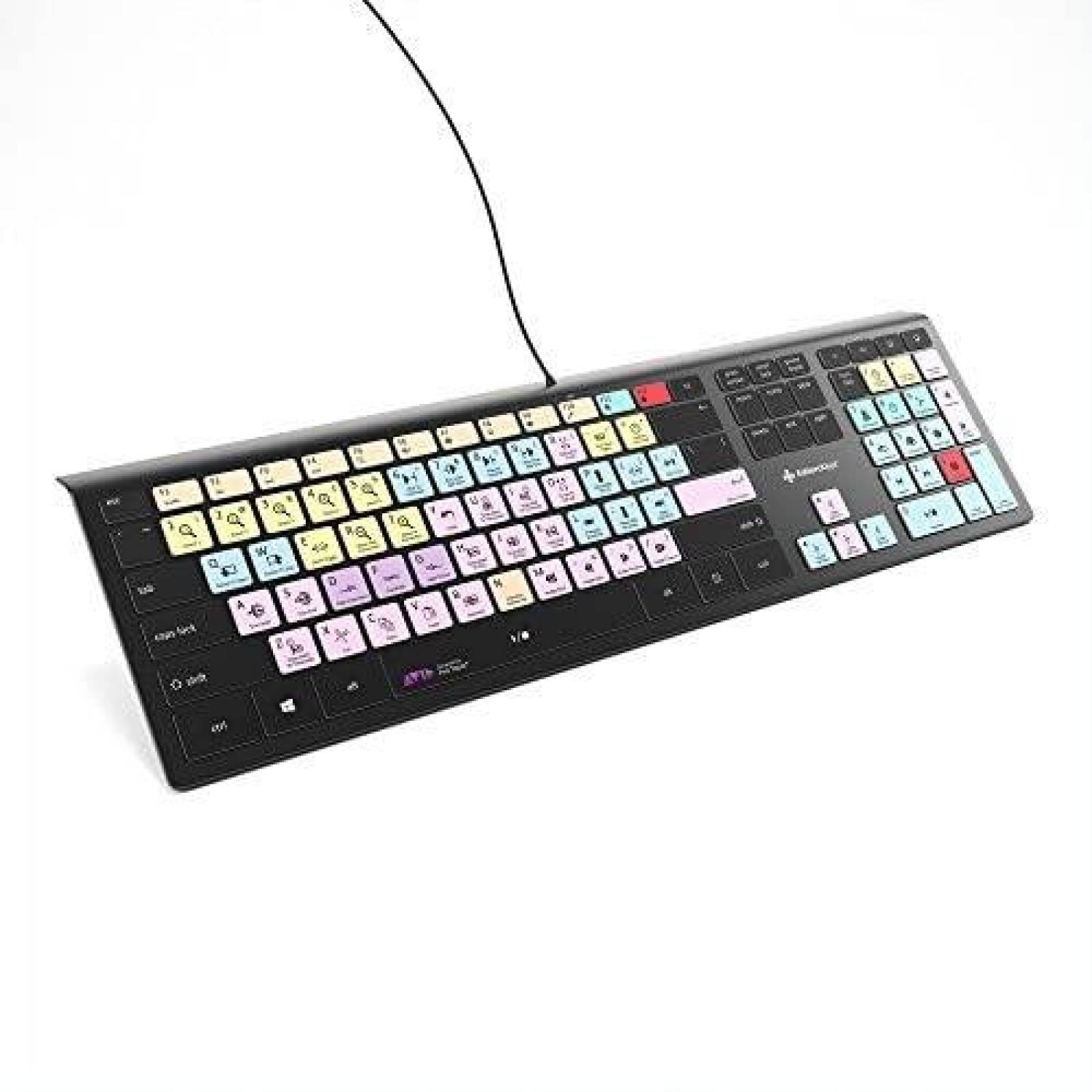 Teclado Editors Keys Avid Pro Tools Retroiluminado -Negro