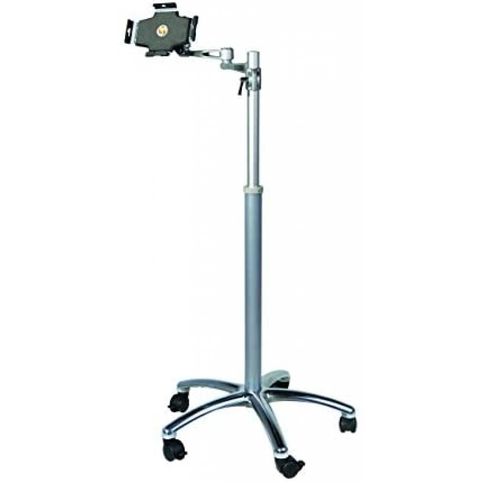 Soporte Standzout Plegable con Ruedas para Tablet -Plata