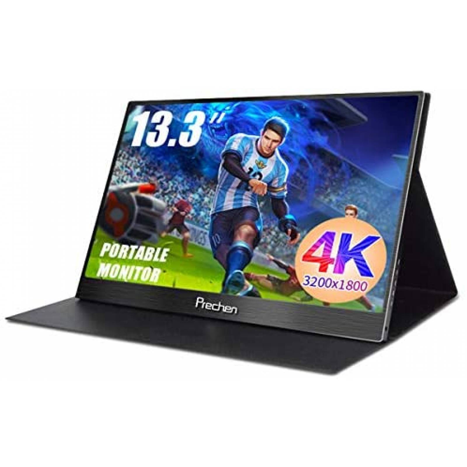 Monitor Prechen 13.3" USB-C portatil Tipo C -Negro