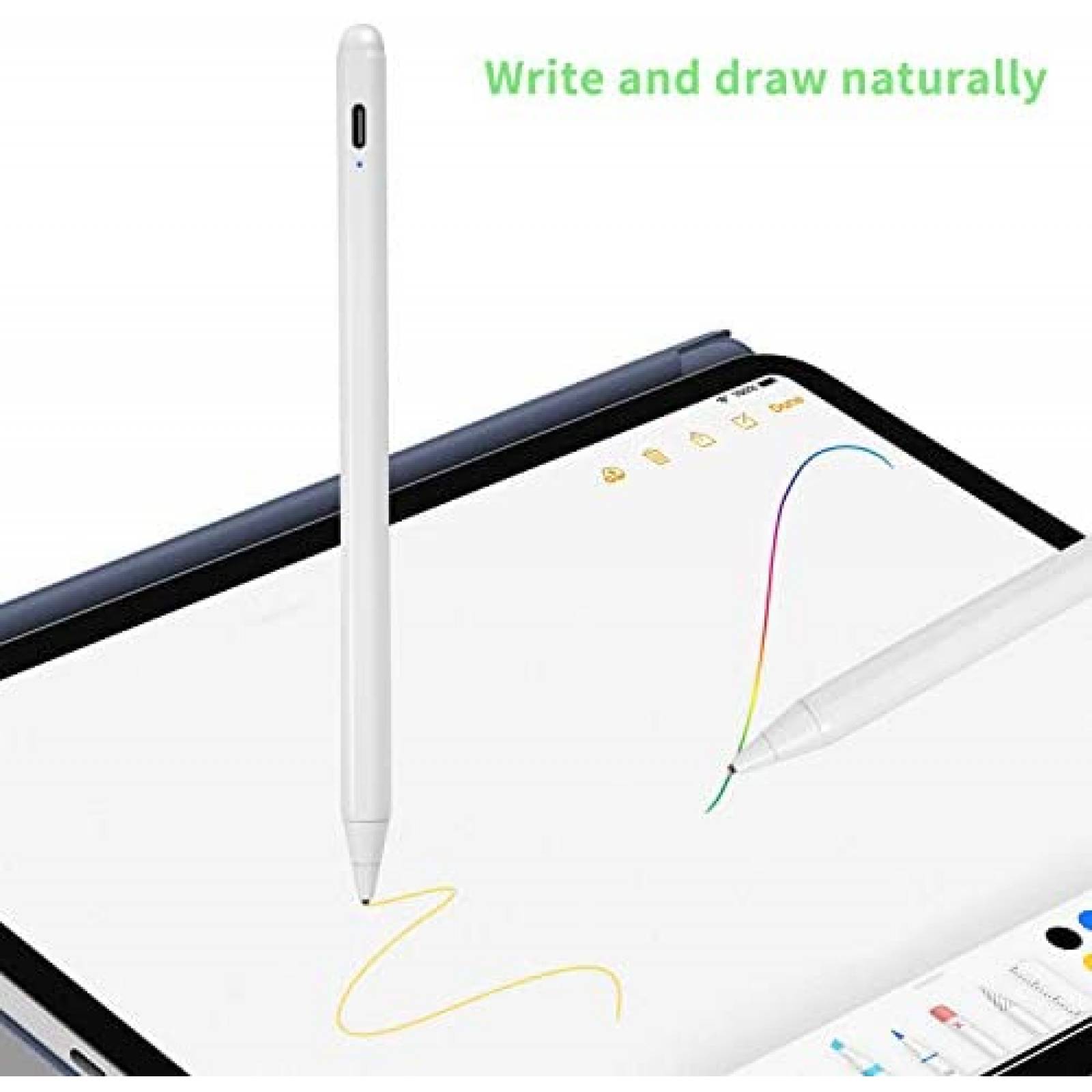 Pluma Stylus Bbata para Samsung Galaxy Tab A 2019 8" -Blanco