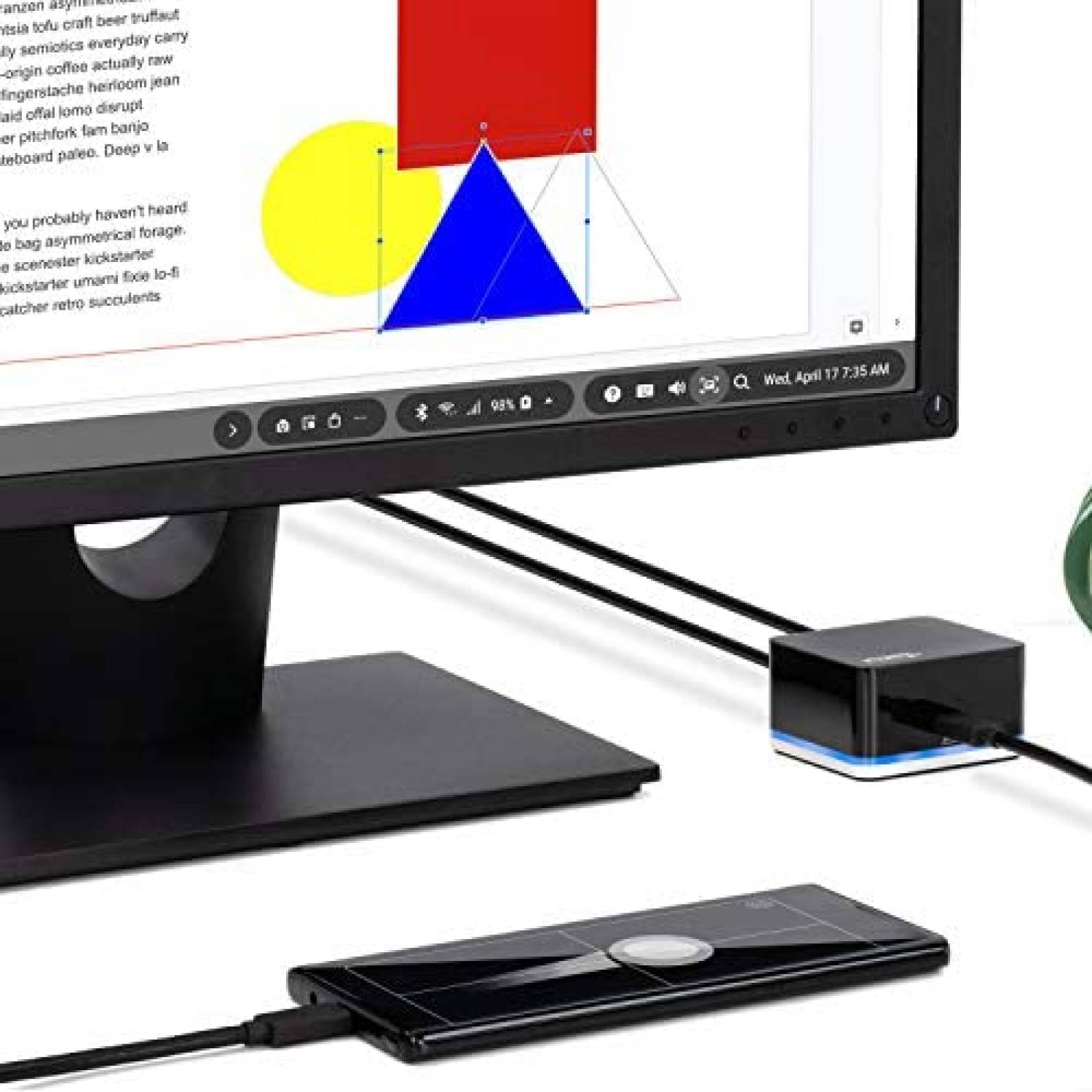 Adaptador Plugable UD-CUBE-15W Compatible smartphones -Negro