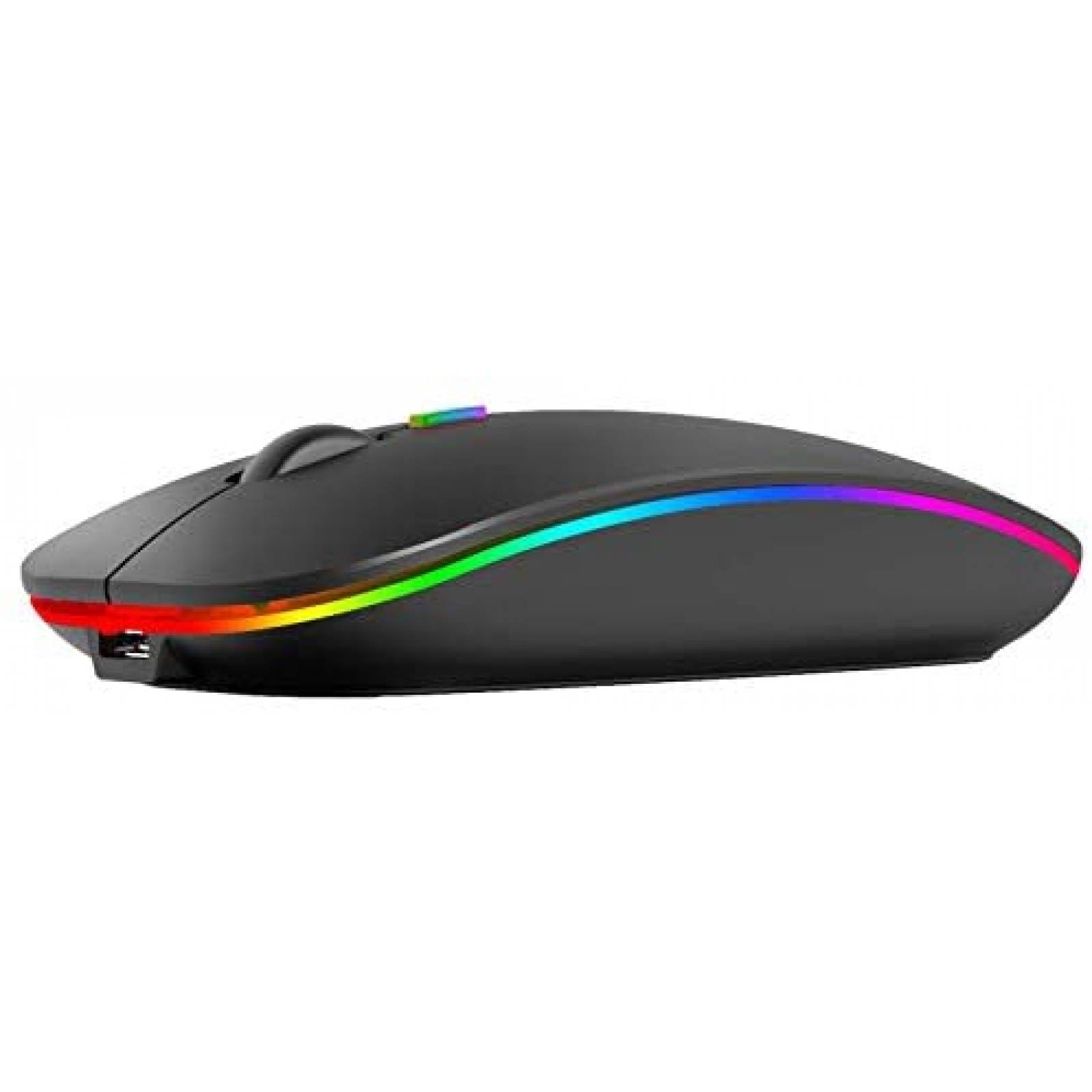 Mouse Holy Sword Inalambrico LED Recargable -Negro