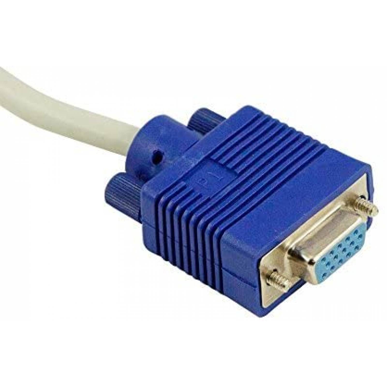 Cable VGA Gocomcom de Divisor Y para Monitor -Gris/Azul
