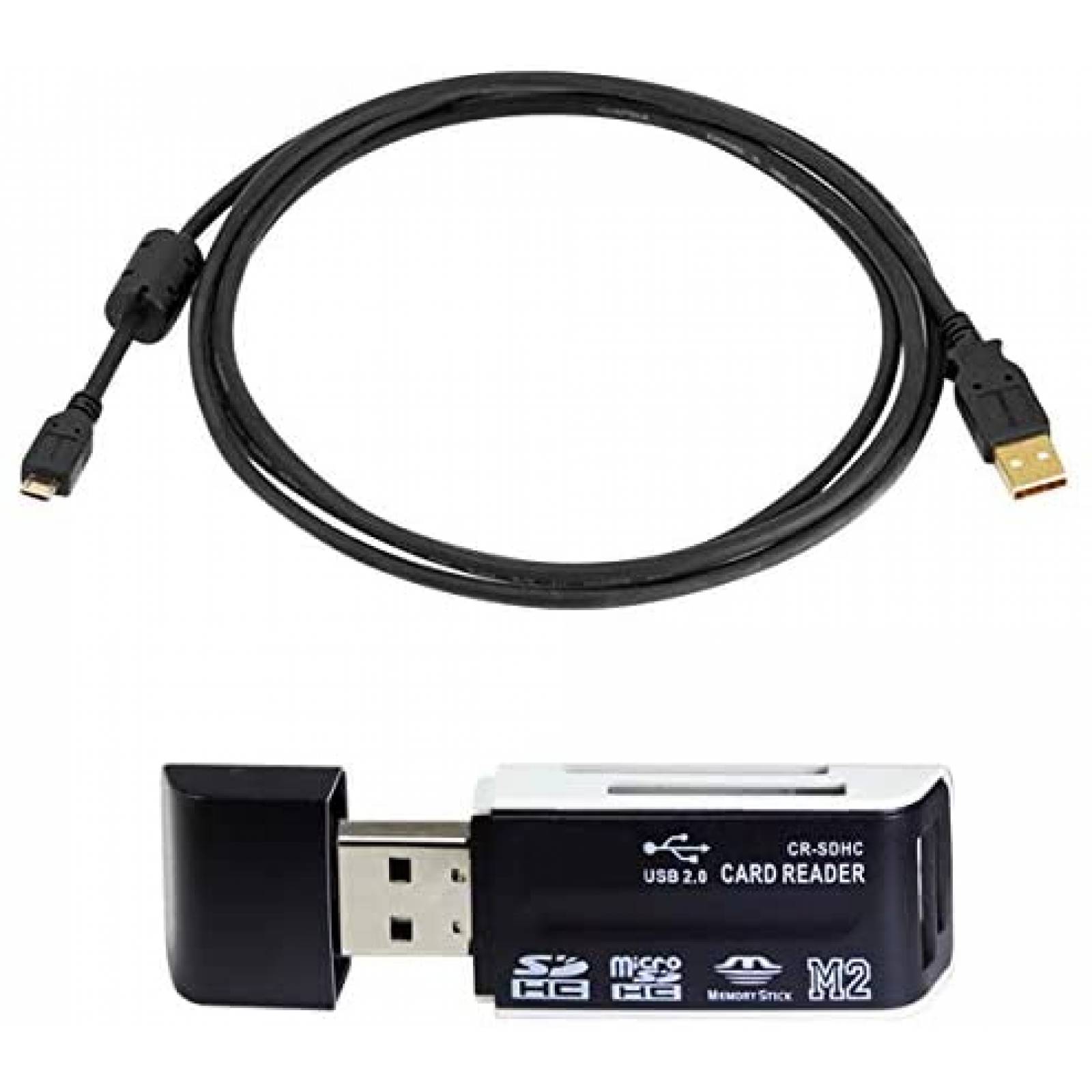 Cable USB Excelshoots de Canon PowerShot SX730 6 Pies -Negro