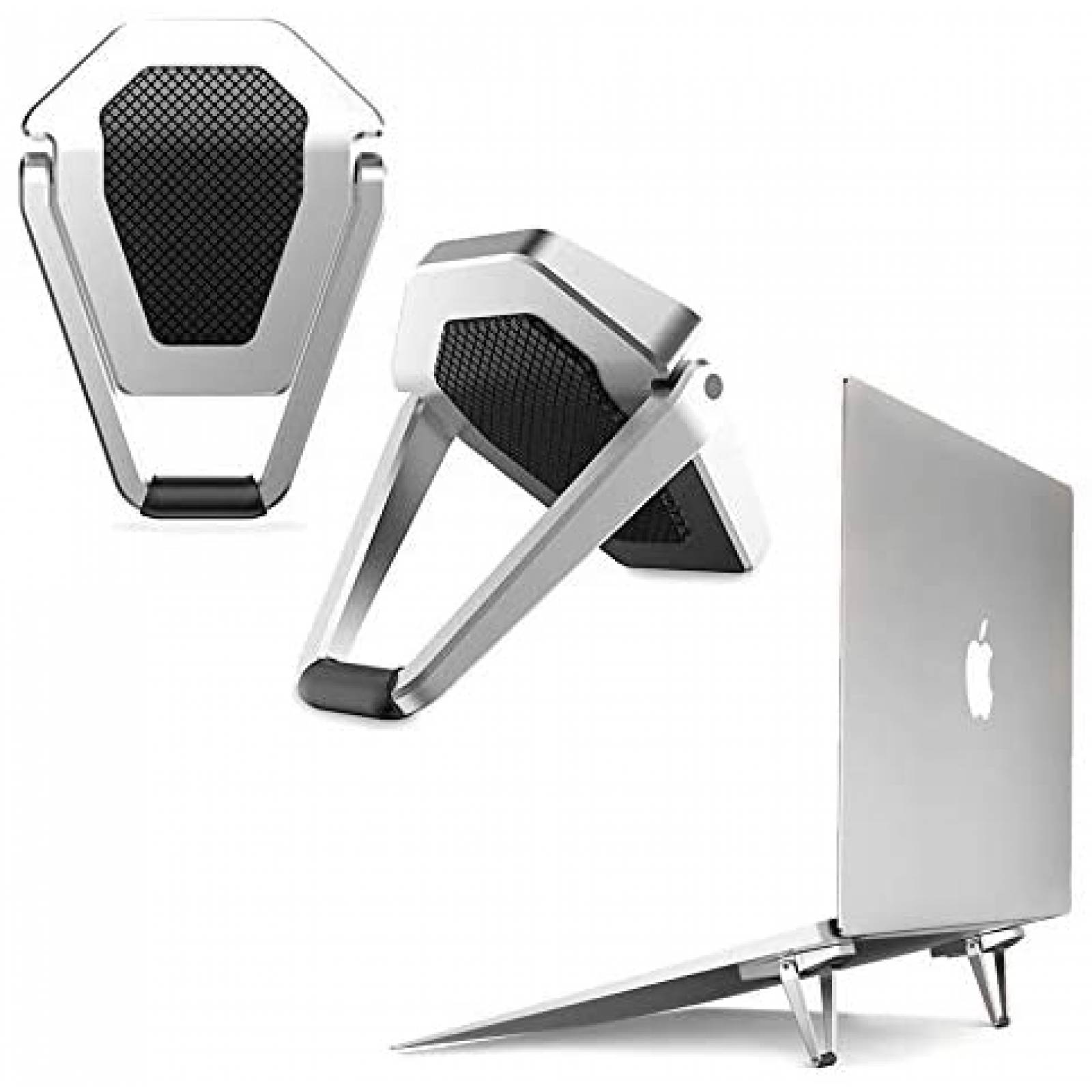 Soportes para Laptop GEN1 2 Pzs Aluminio Ajustable -Plateado