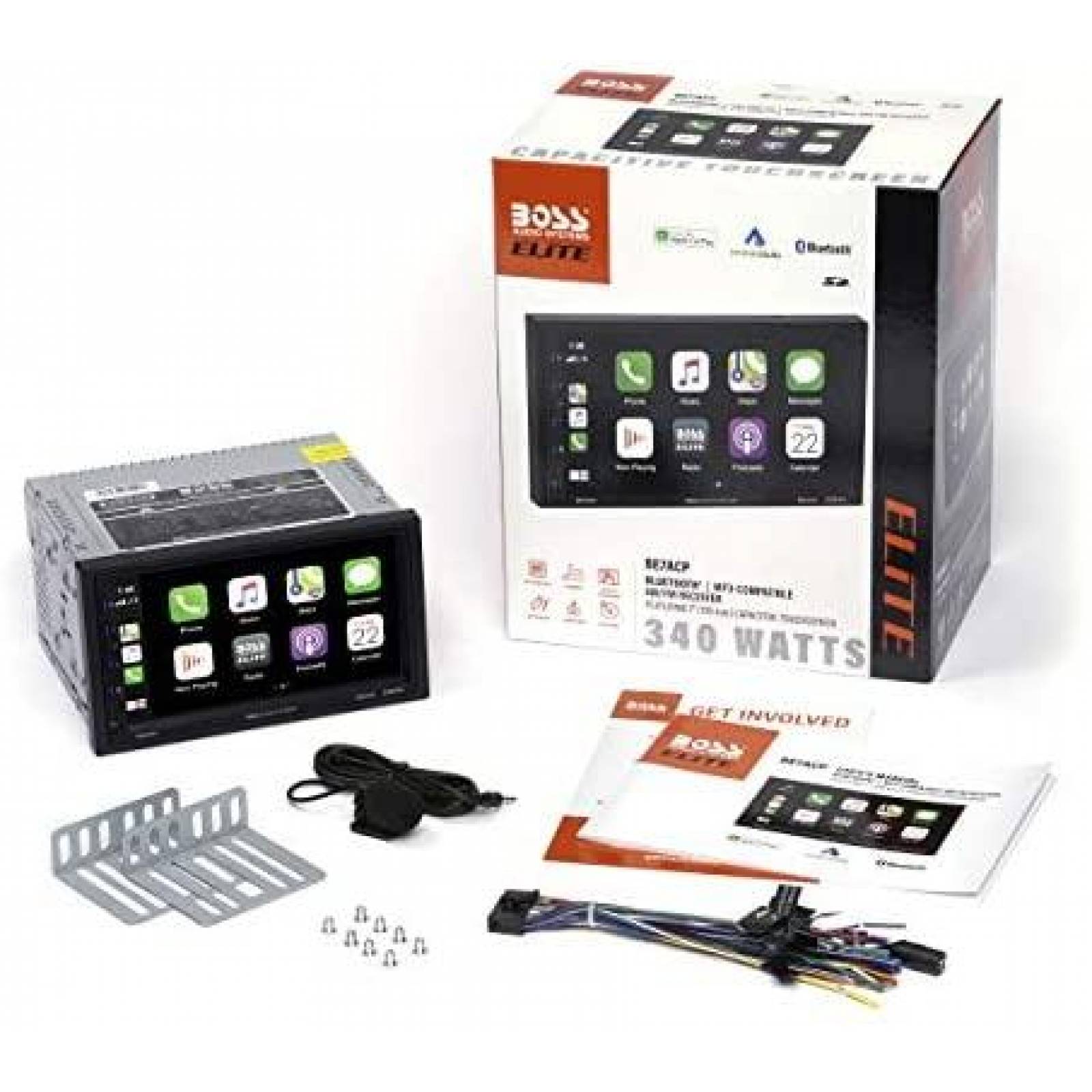 Estereo para Auto BOSS Tactil 7'' LCD GPS Bluetooth -Negro