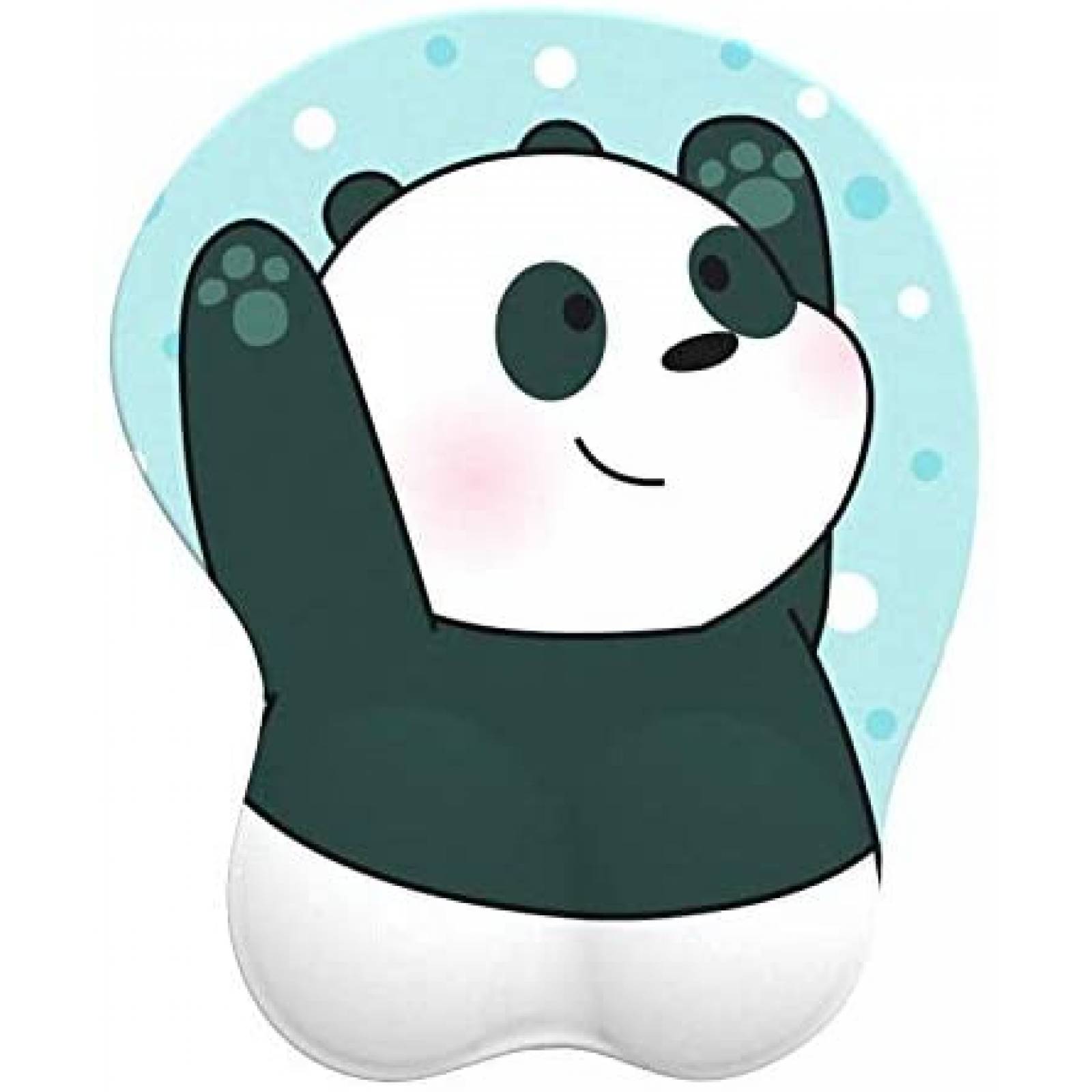 MousePad LIEBIRD Cute Panda Ergonomico Soporte Gel -Azul