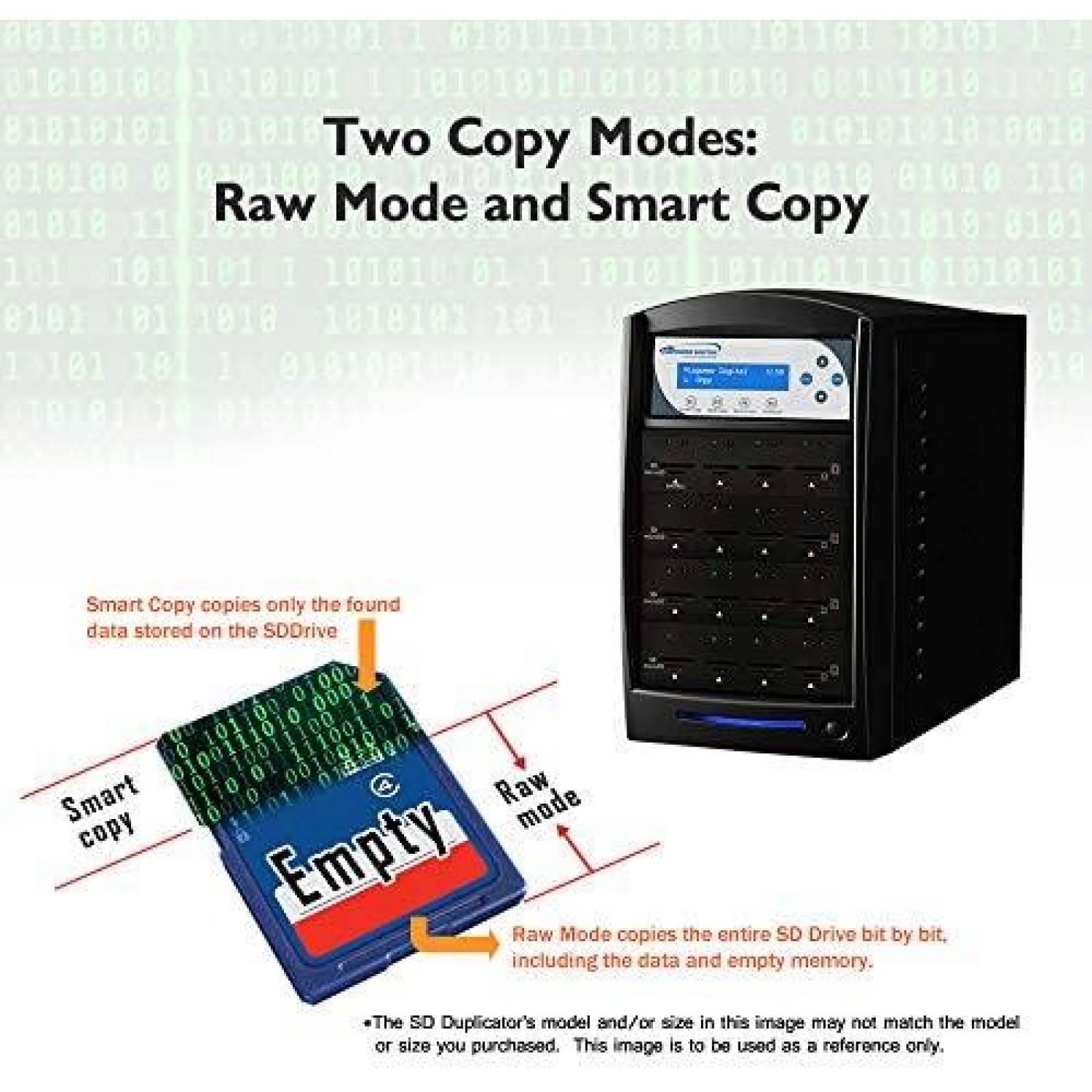 Duplicador Micro SD Vinpower Digital SATA 1.5 Gb/s -Negro