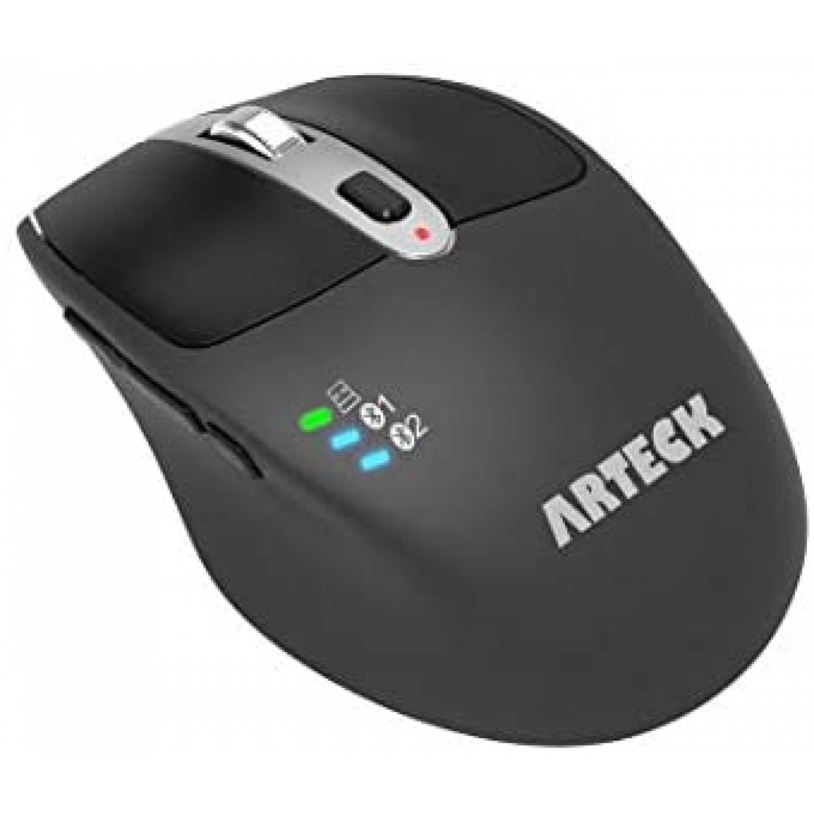 Mouse Arteck inalambrico con Bluetooth con receptor USB