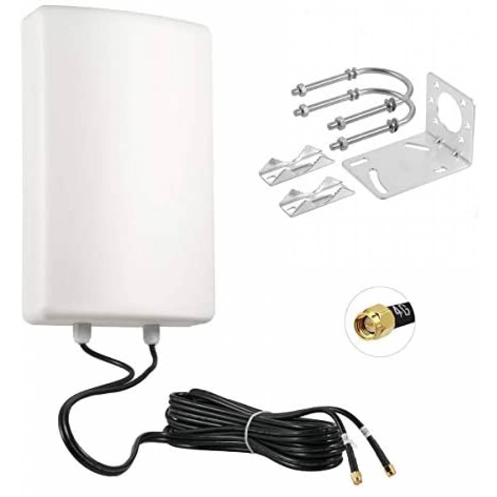 Antena Eifagur 11dBi 4G/LTE Dual A Prueba de Agua -Blanco