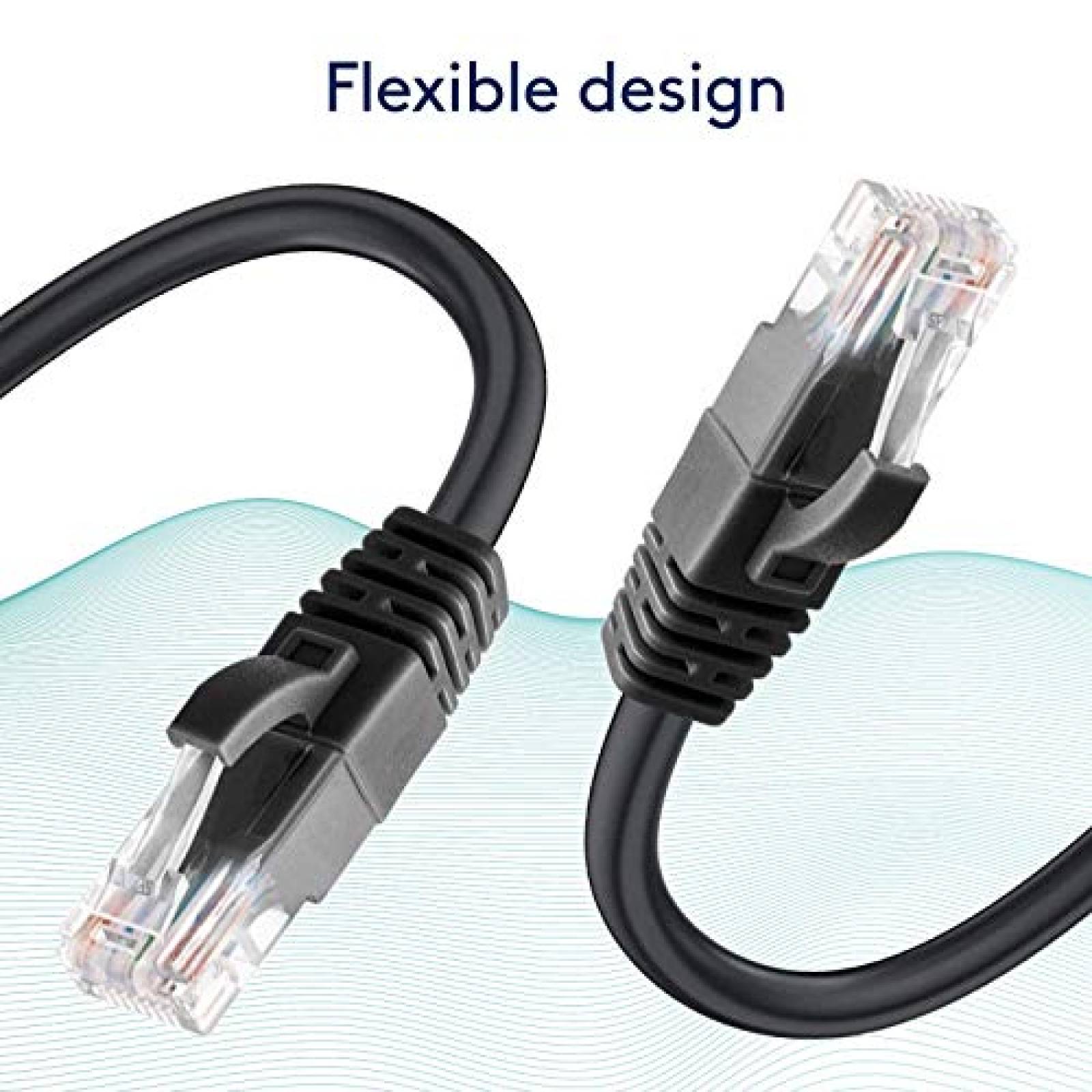 Cable Ethernet Cat 6 GESS Technologies de 7ft y 10Gbps -Azul