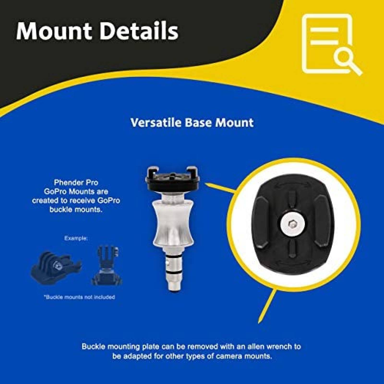 Soporte Phender Pro Liberacion Rapida 1/2'' -Silver