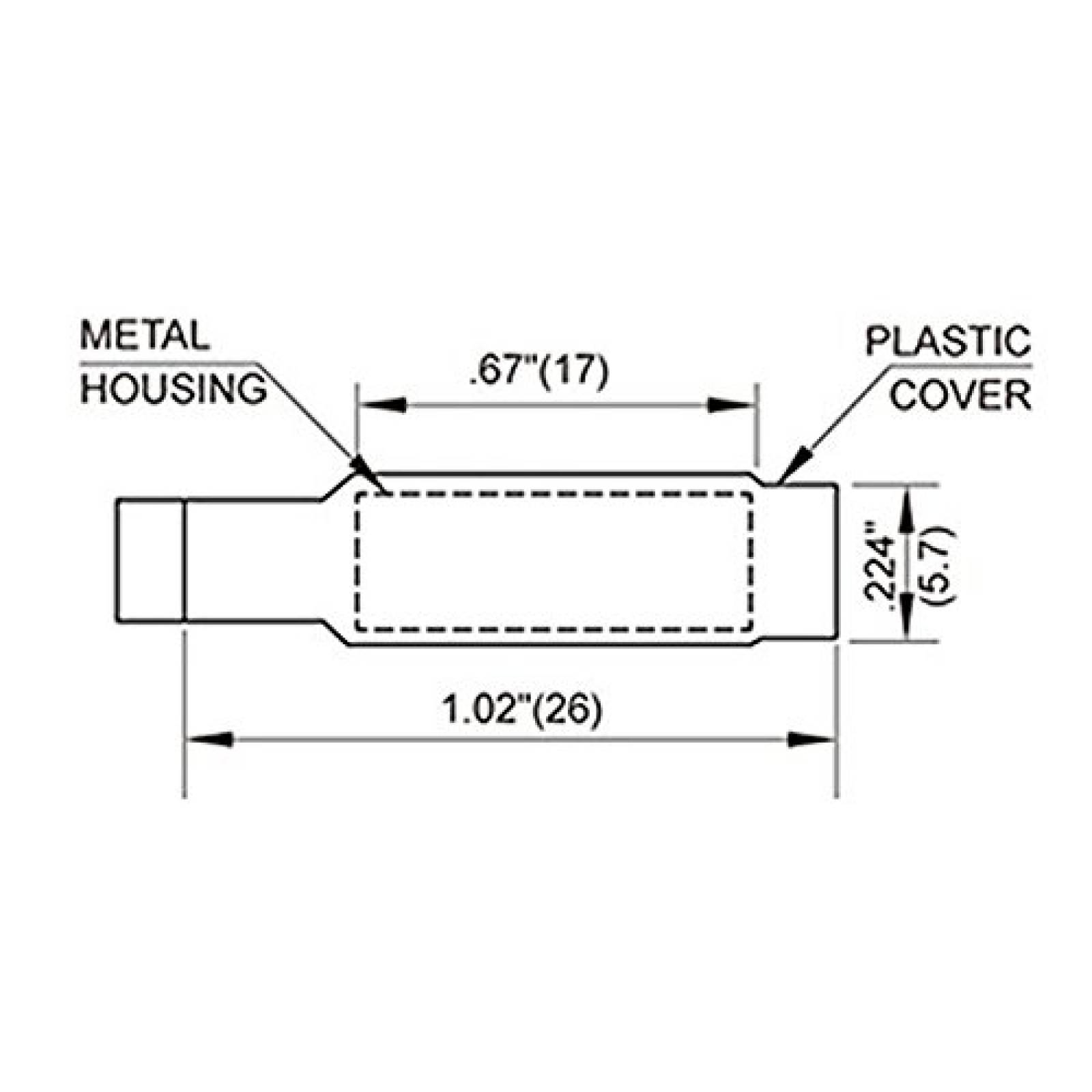 Paquete Conectores de Cable HXCH 100pzas Seco Tipo B -Blanco