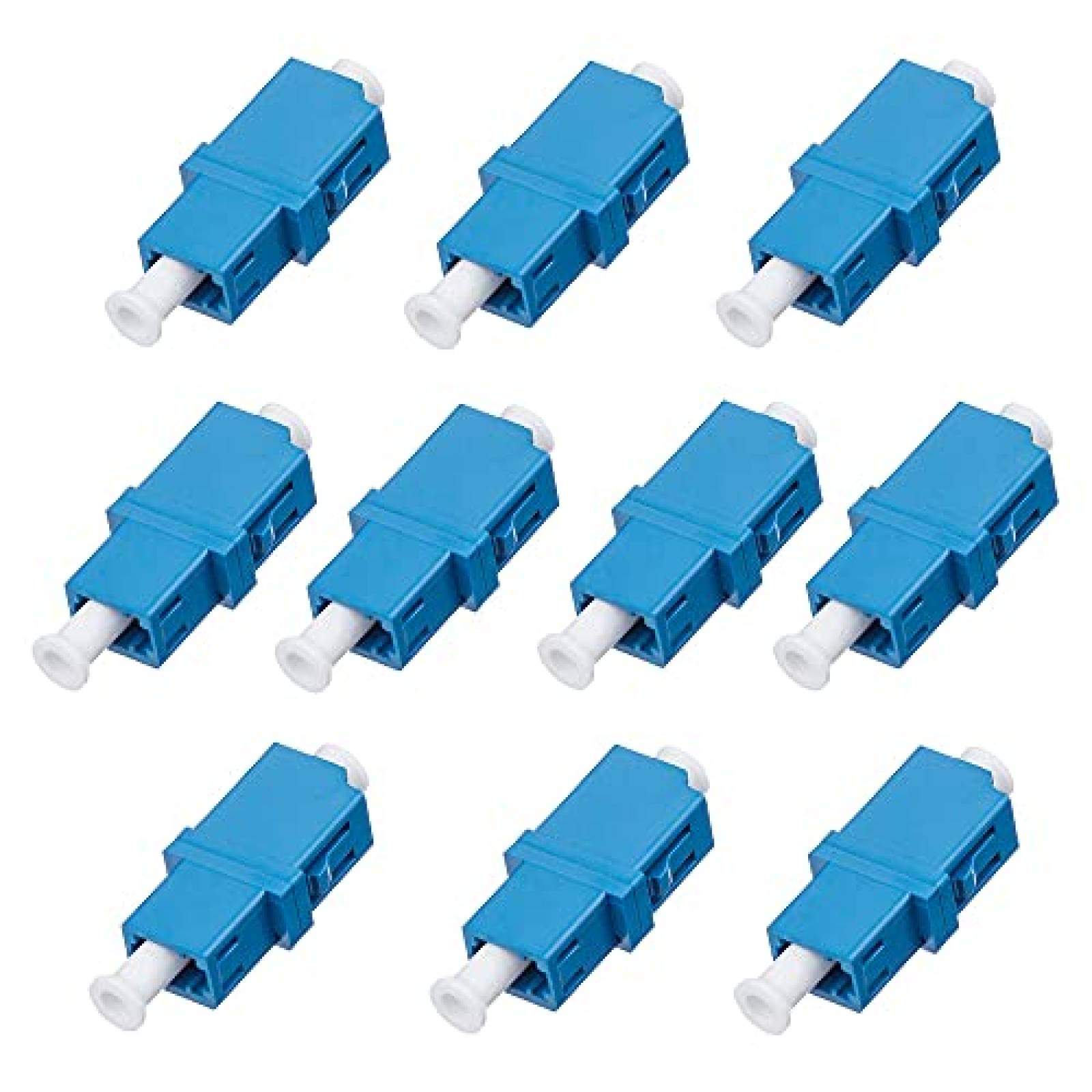 Paquete Conectores para Cable Mouobeet 10pzas LC a LC -Azul