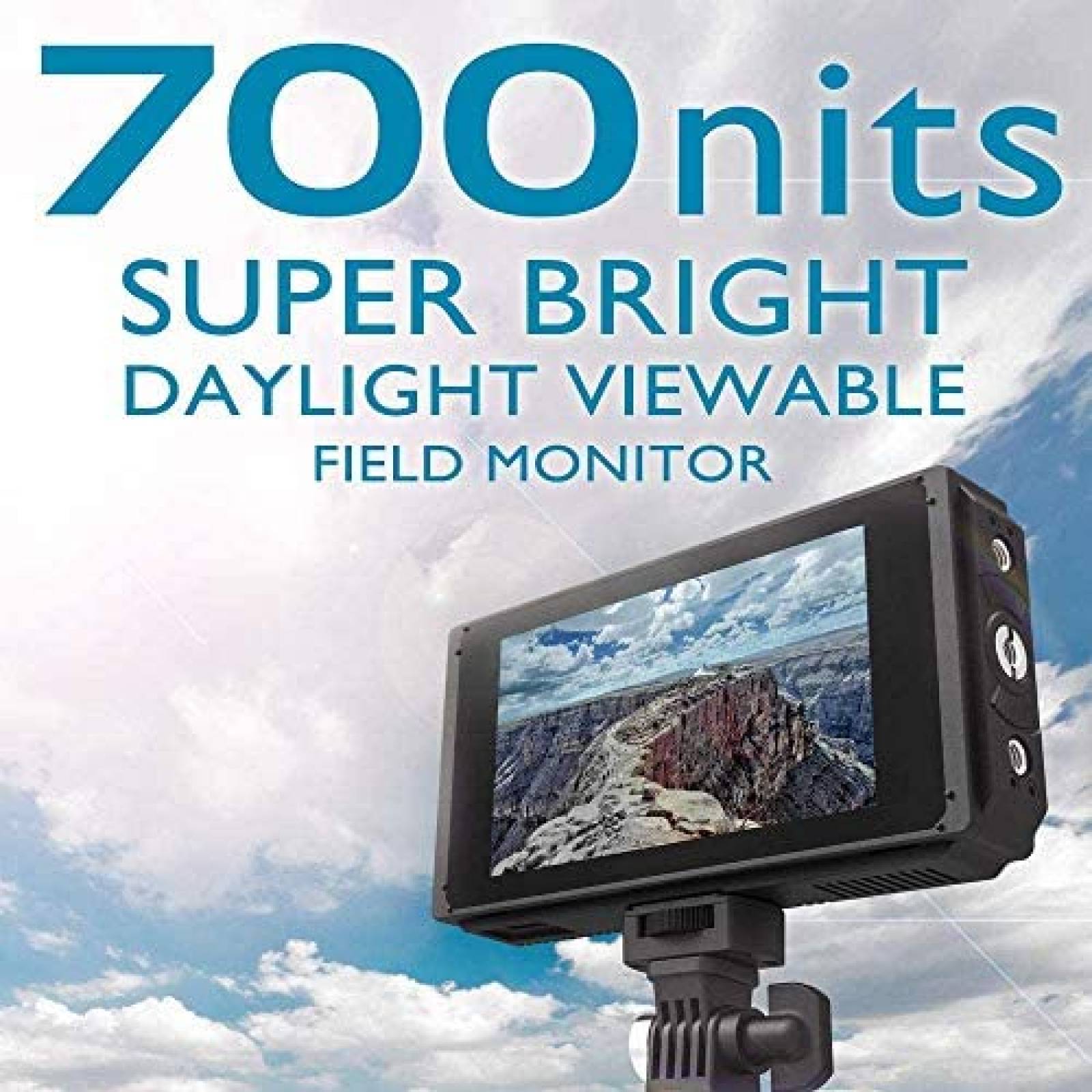 Monitor Fotga A50TLS 5'' Pantalla Tactil HDMI 4K -Negro