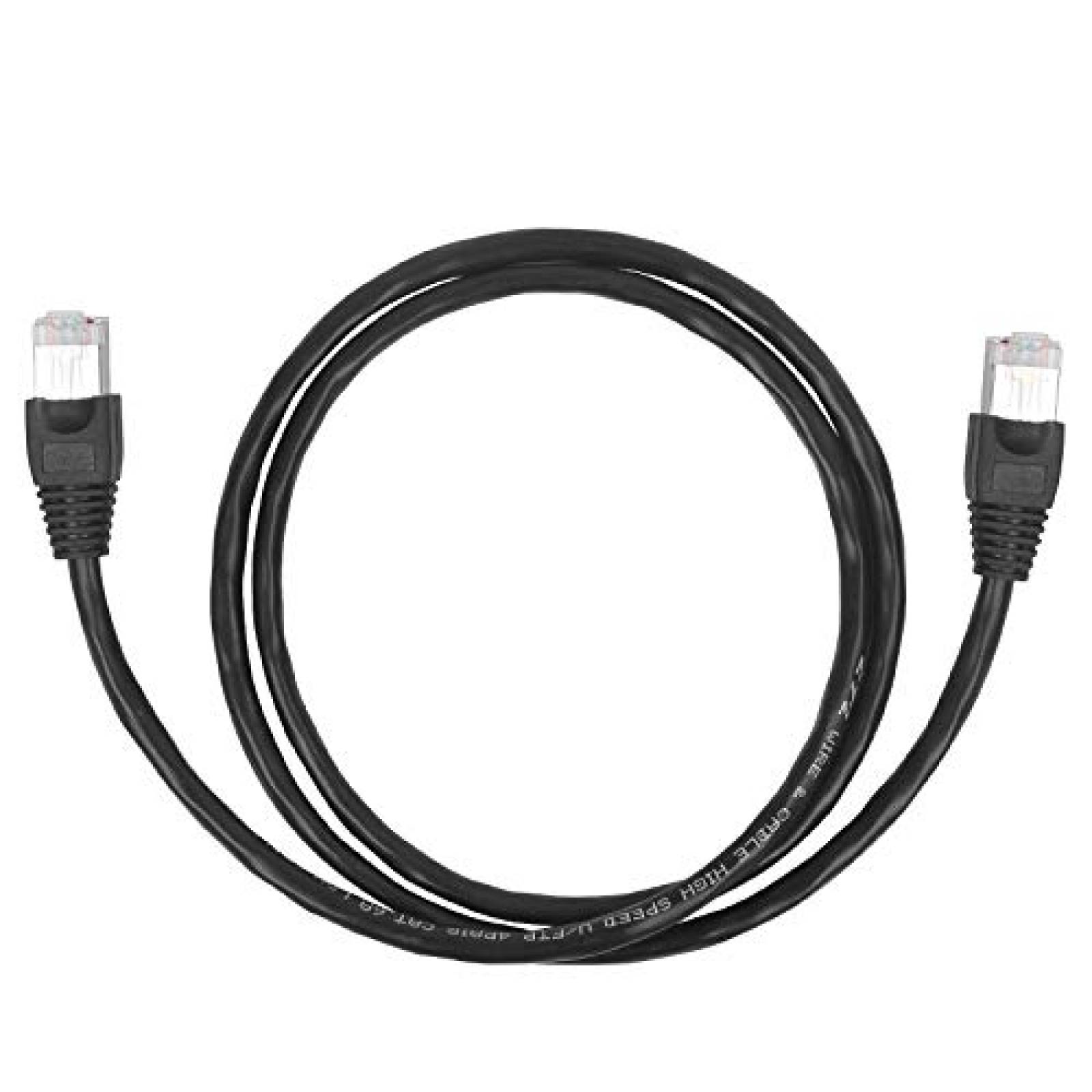 Cable Ethernet TDJstudio CAT6 3 pies 24AWG de red -Negro