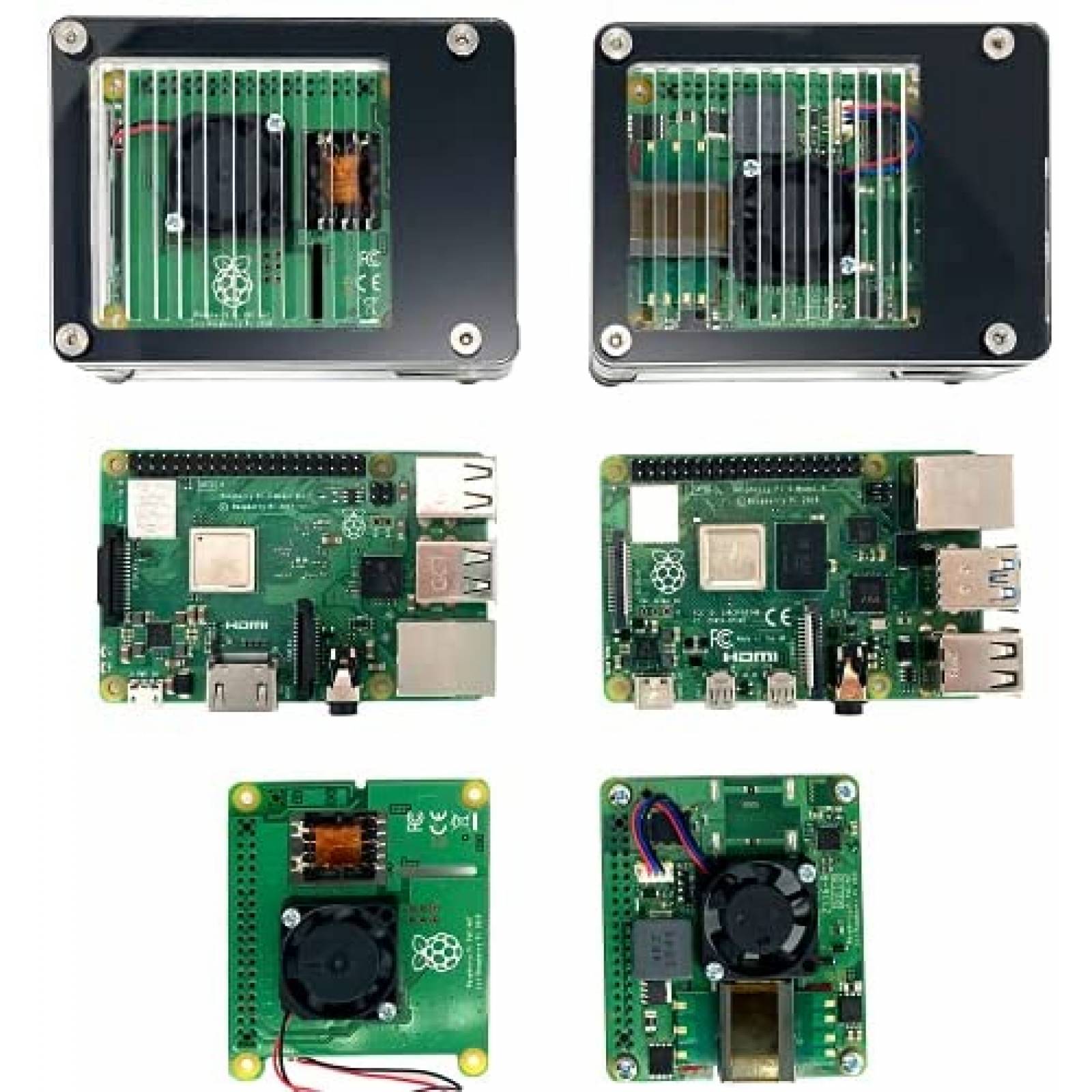 Carcaza Electronico C4Labs Zebra PoE Raspberry Pi 4B Acero