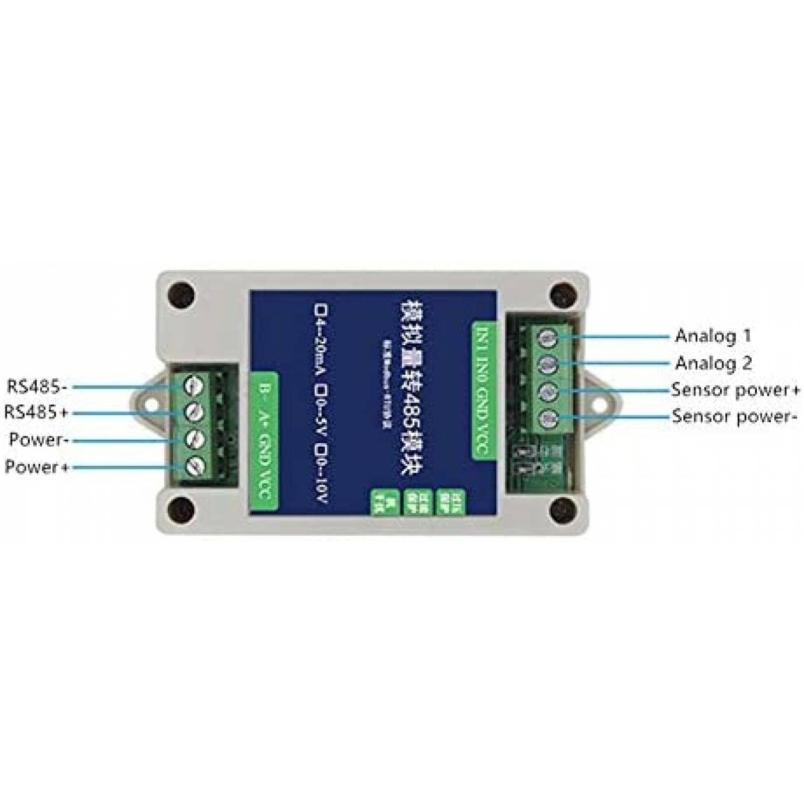 Adaptador Taidacent de Entrada analogicas de PLC a RS485