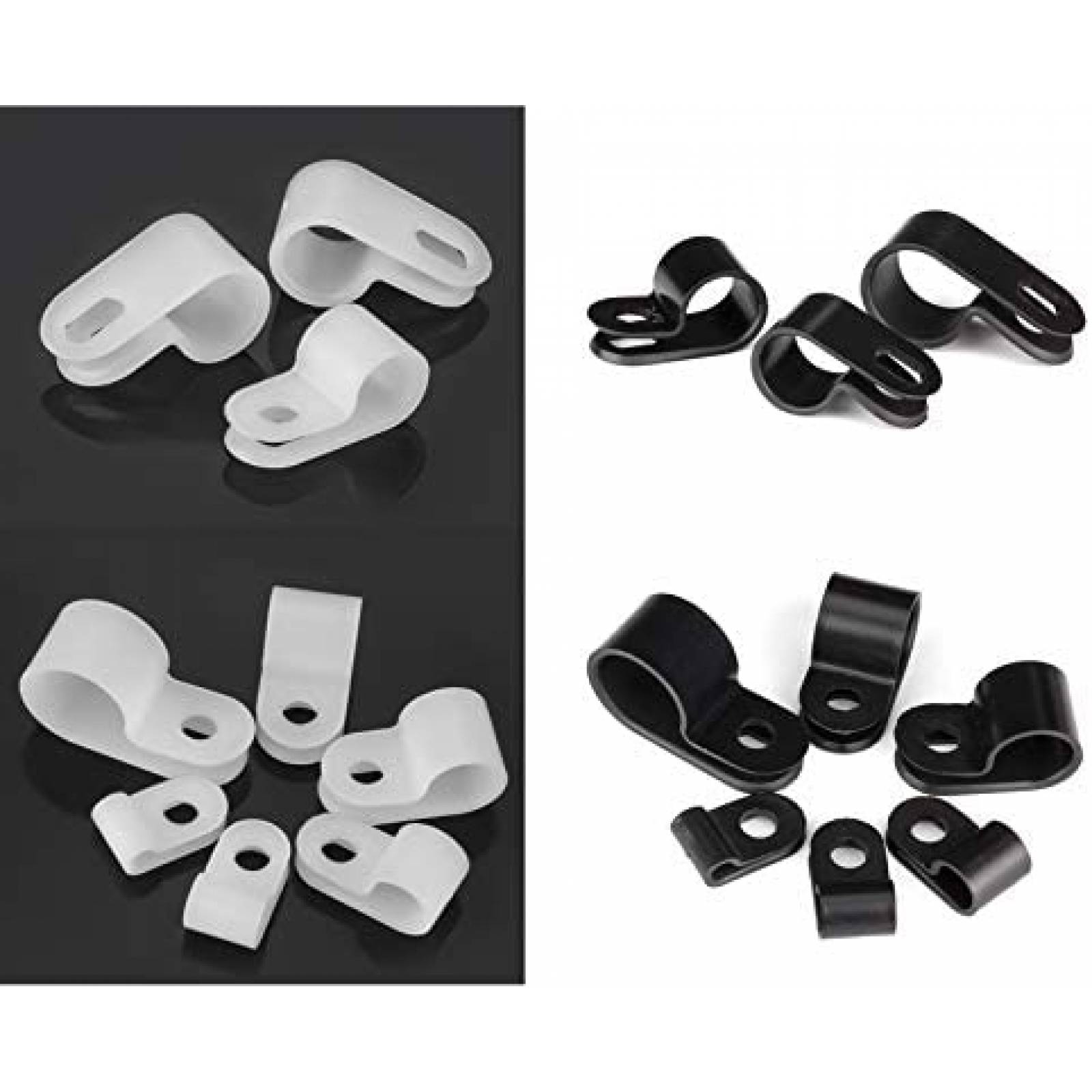 Kit de Clips para Cable Bigtrans Total 555pzas + Tornillos