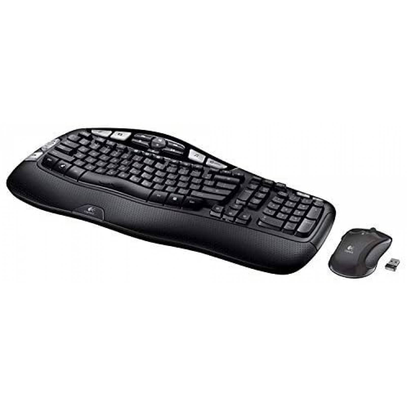 Teclado Logitech MK550 Inalambrico ergonomico -Negro
