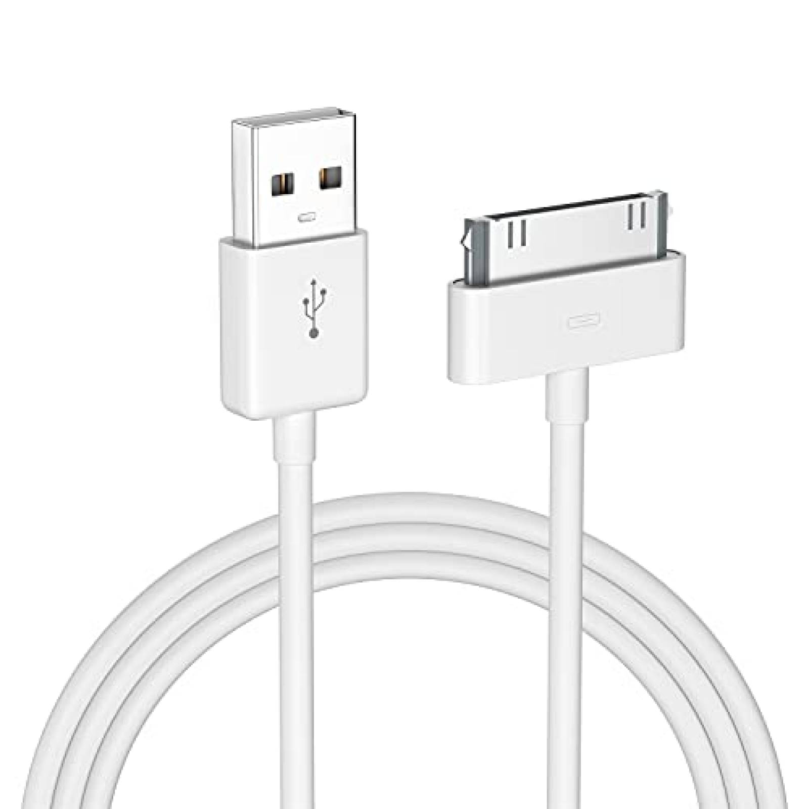 Cable sarmert Carga USB Tipo A 30 Pines 4 ft -Blanco