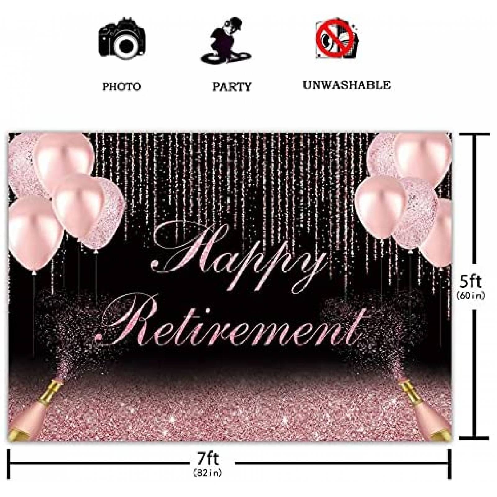 Fondo Fotografico Funnytree Feliz Retiro Decoracion fiestas