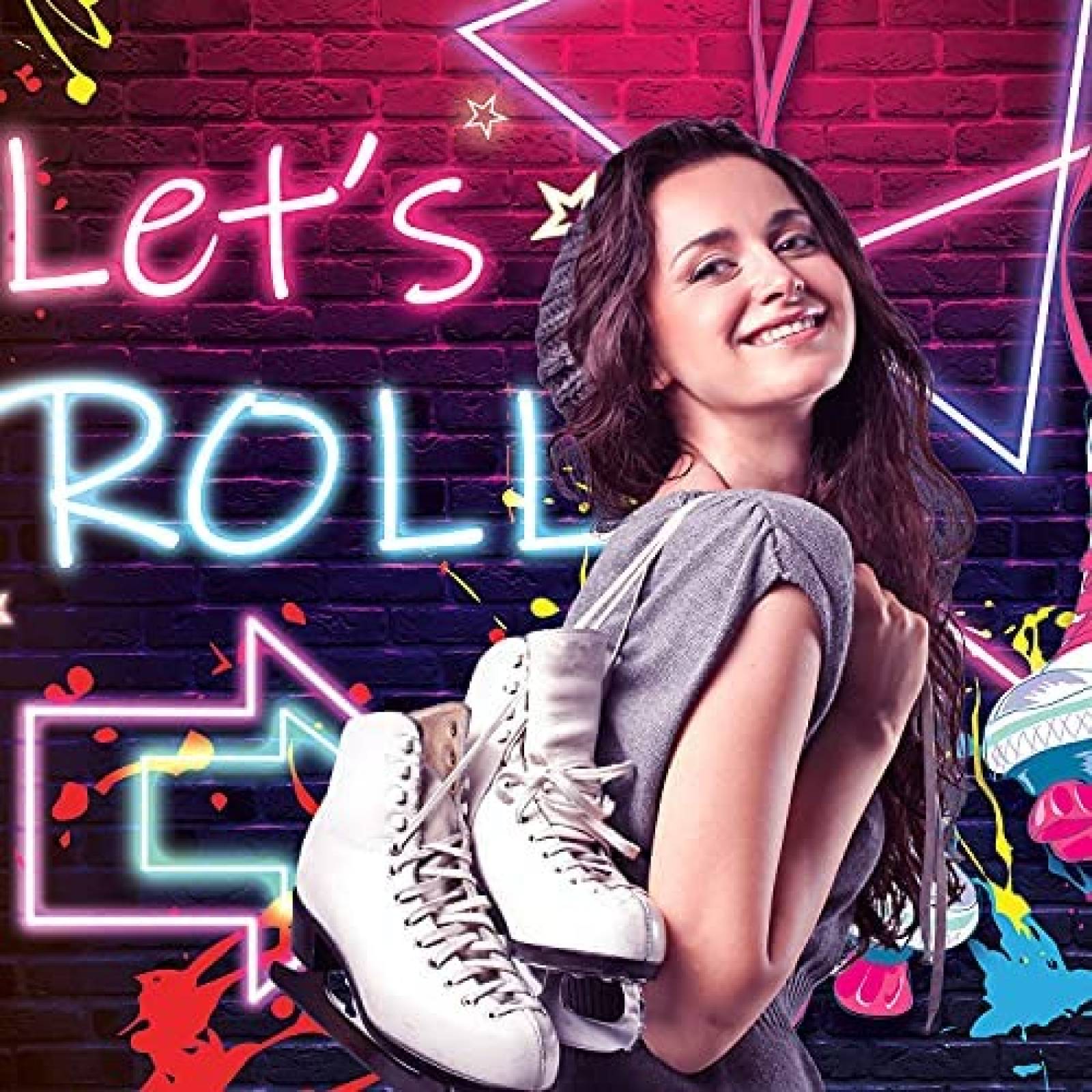 Fondo para fotografia Imirell Let's roll 7x5ft -Colorido