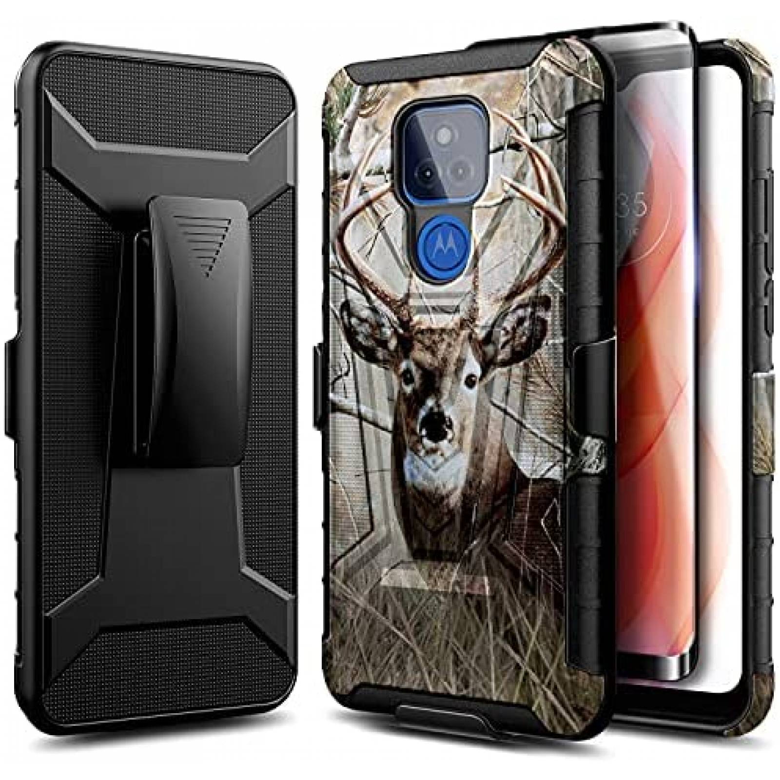 Carcaza smartphone NZND Moto G Play 2021 Vidrio Templado