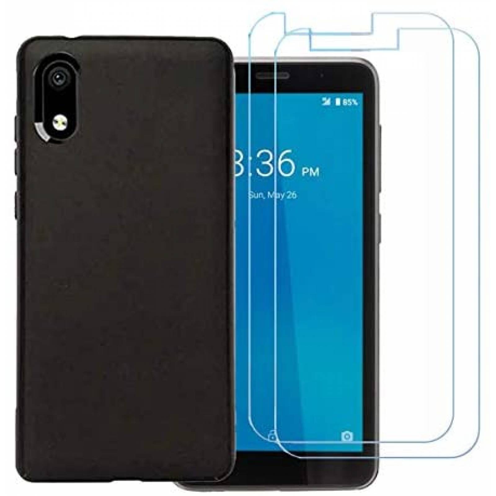 Protector Tznzxm 2 Pzs Vidrio Templado Para ZTE Quest 5