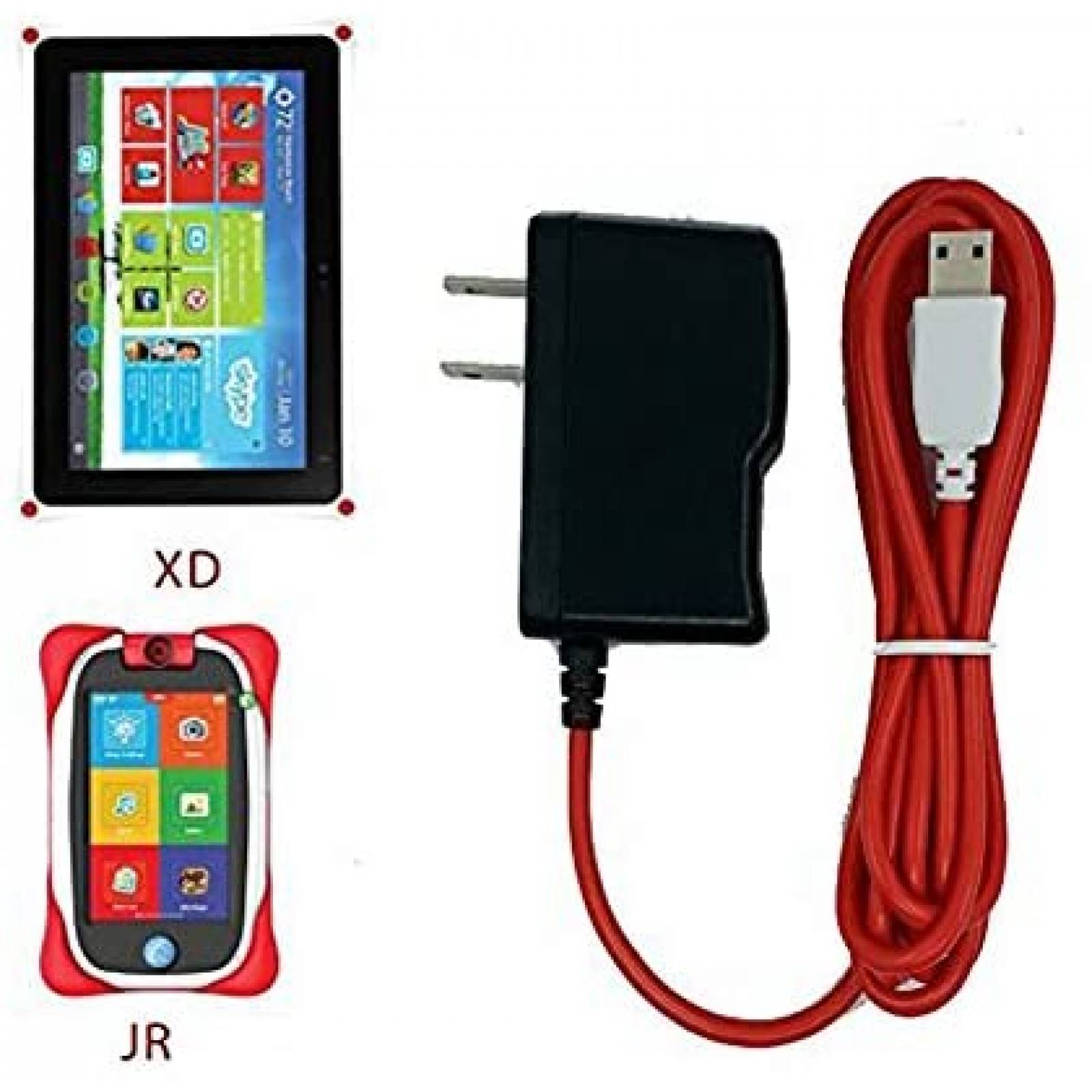 Cable Cargador Linkshare USB AC a DC de 6 Pies -Rojo