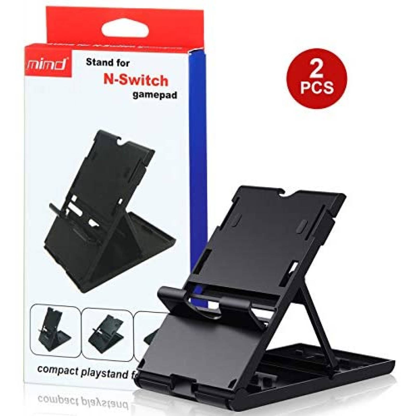 Soporte Consola Weewooday Nintendo Switch 2 unidades -Negro